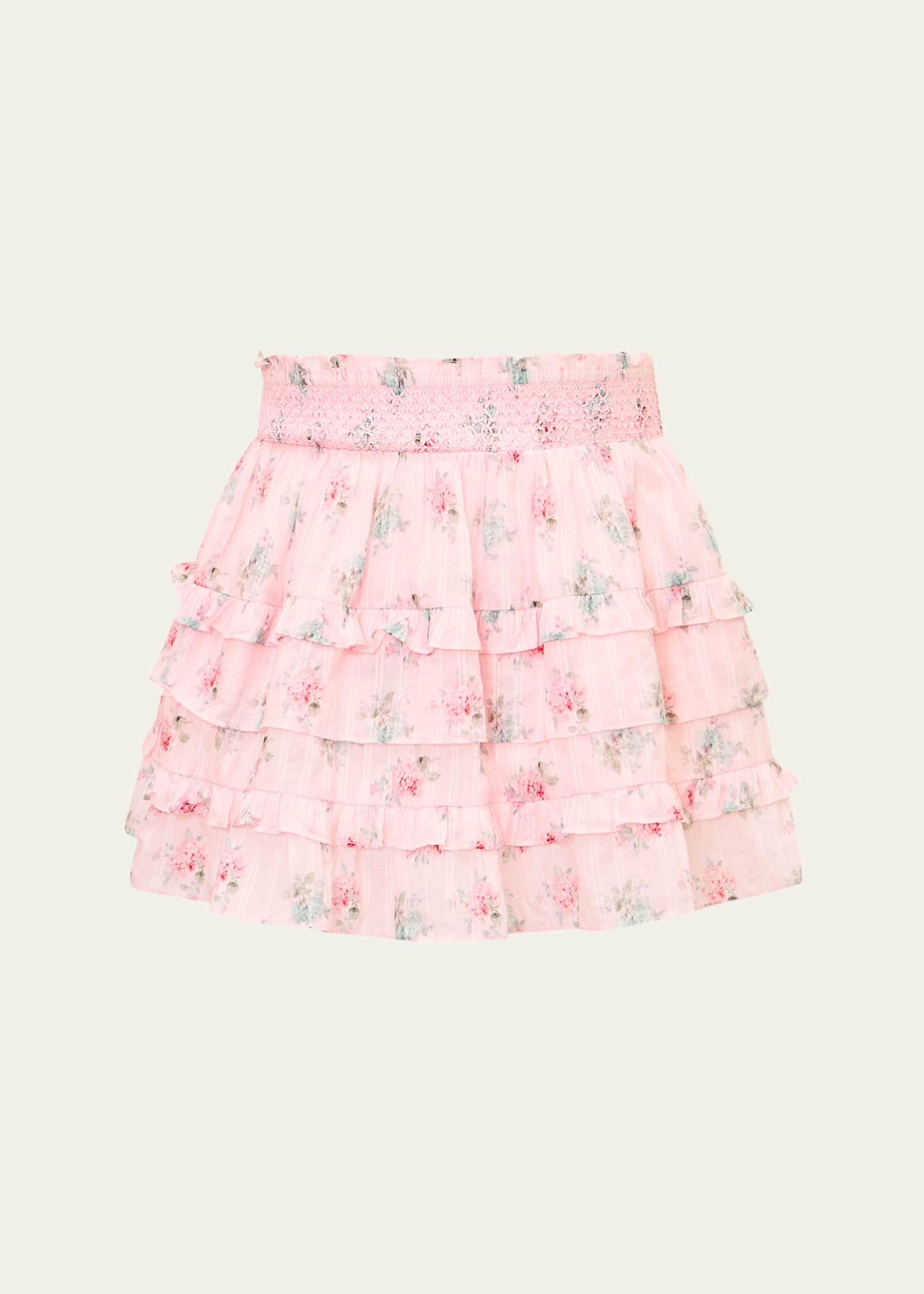 LoveShackFancy Girl's Billie Tween Mini Skirt, Size 7-14 - Bergdorf Goodman