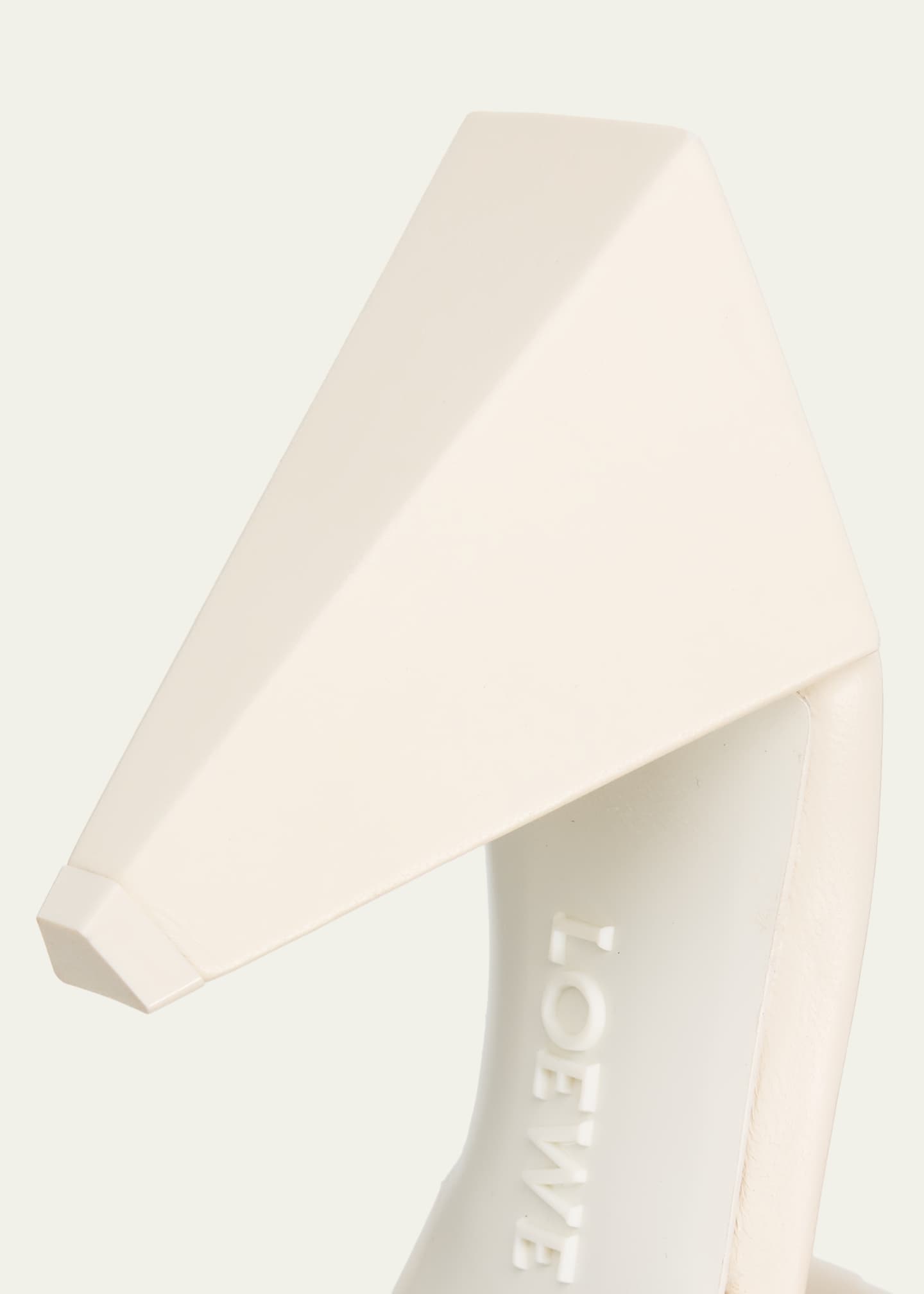 Loewe 85mm Origami Leather Slide Sandals - Bergdorf Goodman