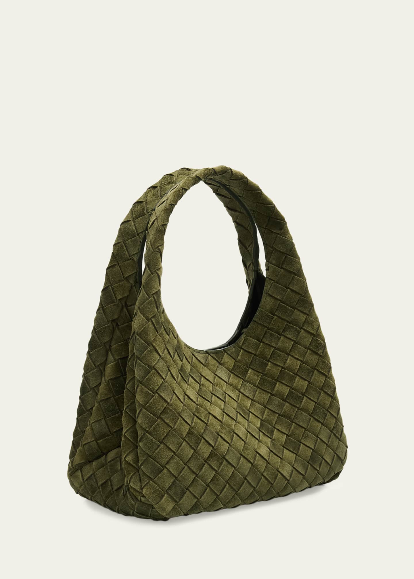 Bottega Veneta Campana Small Suede Top-Handle Bag - Bergdorf Goodman