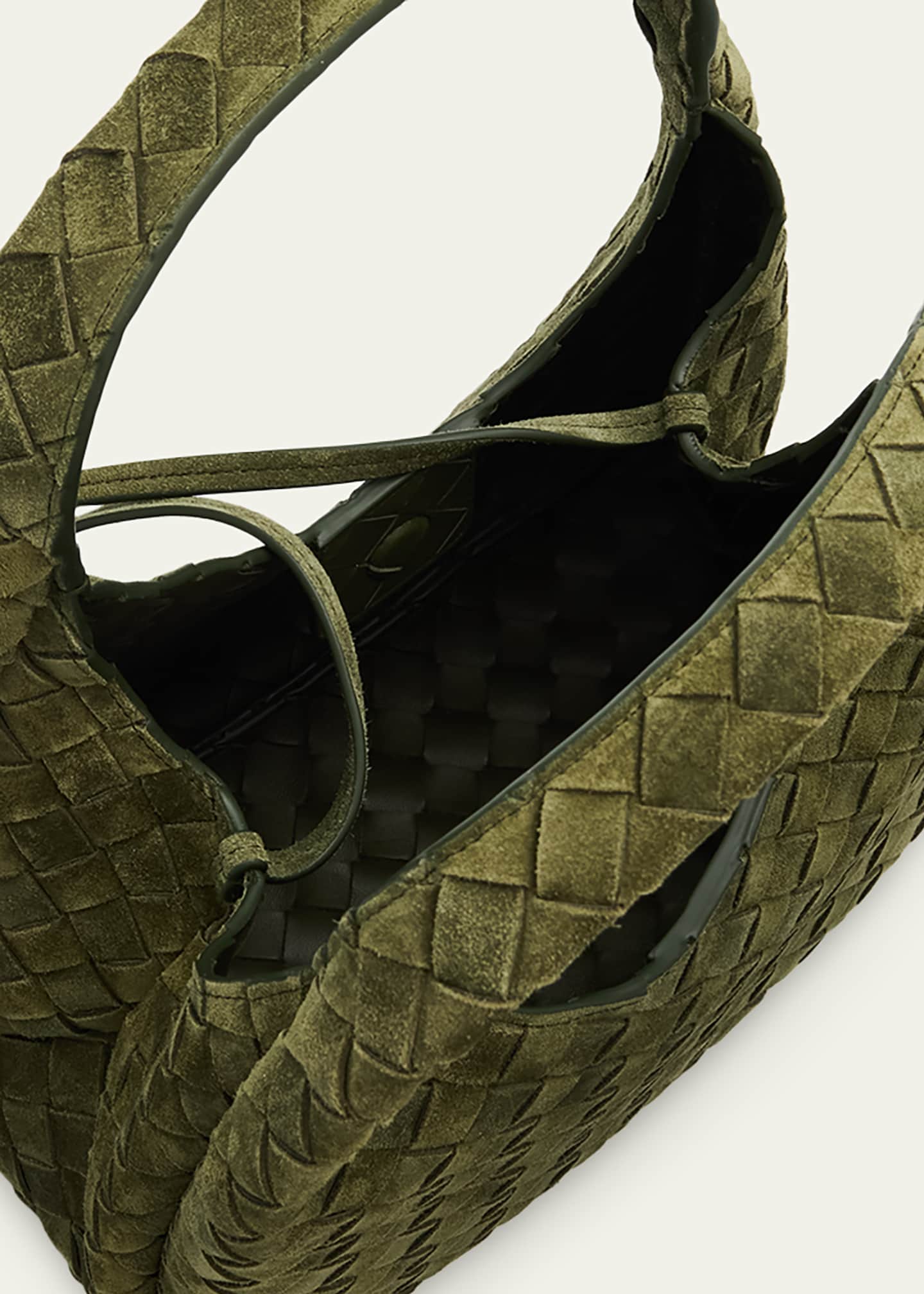 Bottega Veneta Campana Small Suede Top-Handle Bag - Bergdorf Goodman
