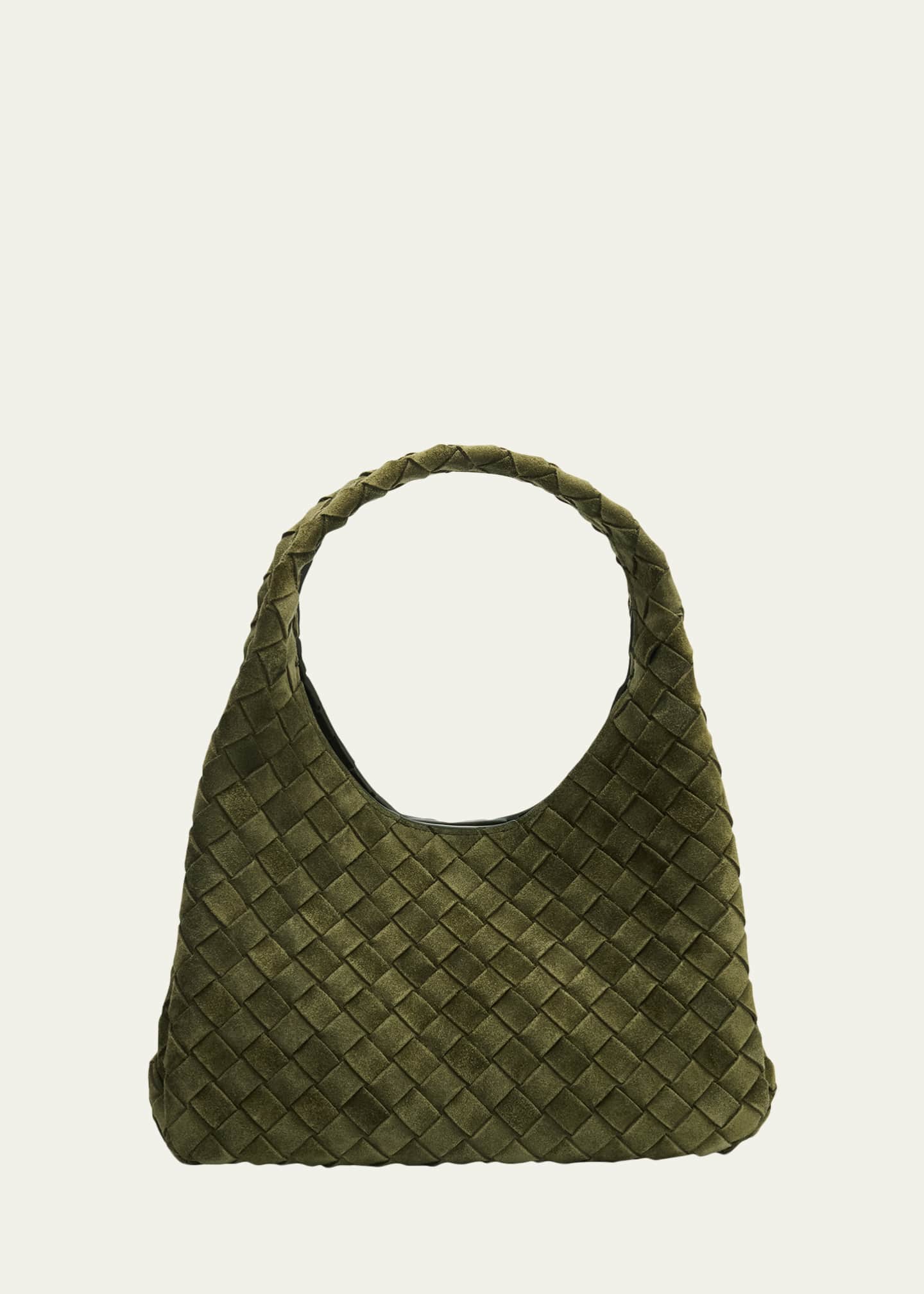 Bottega Veneta Campana Small Suede Top-Handle Bag - Bergdorf Goodman