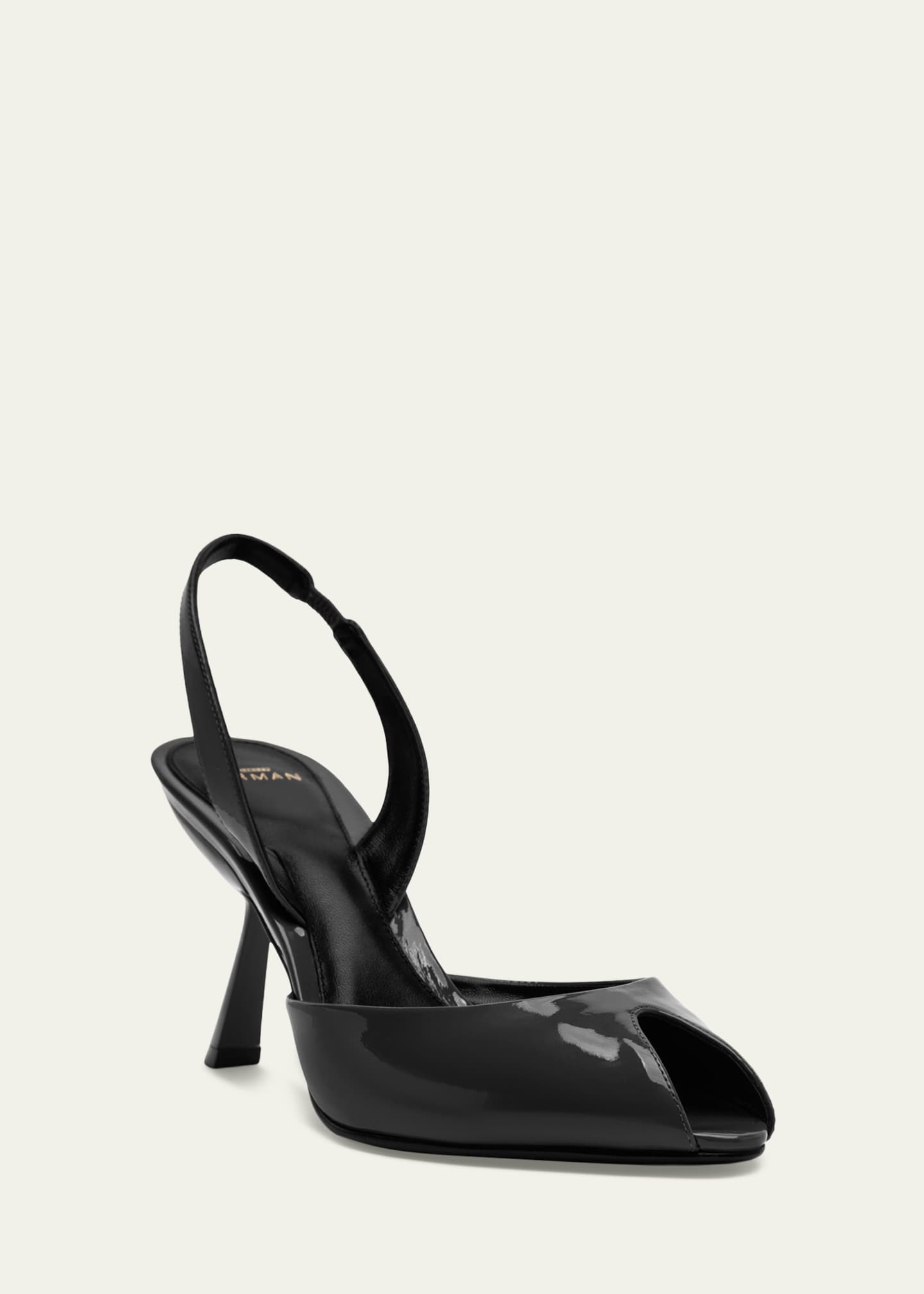 Alexandre Birman 85mm Miranda Patent Leather Peep-Toe Pumps - Bergdorf ...