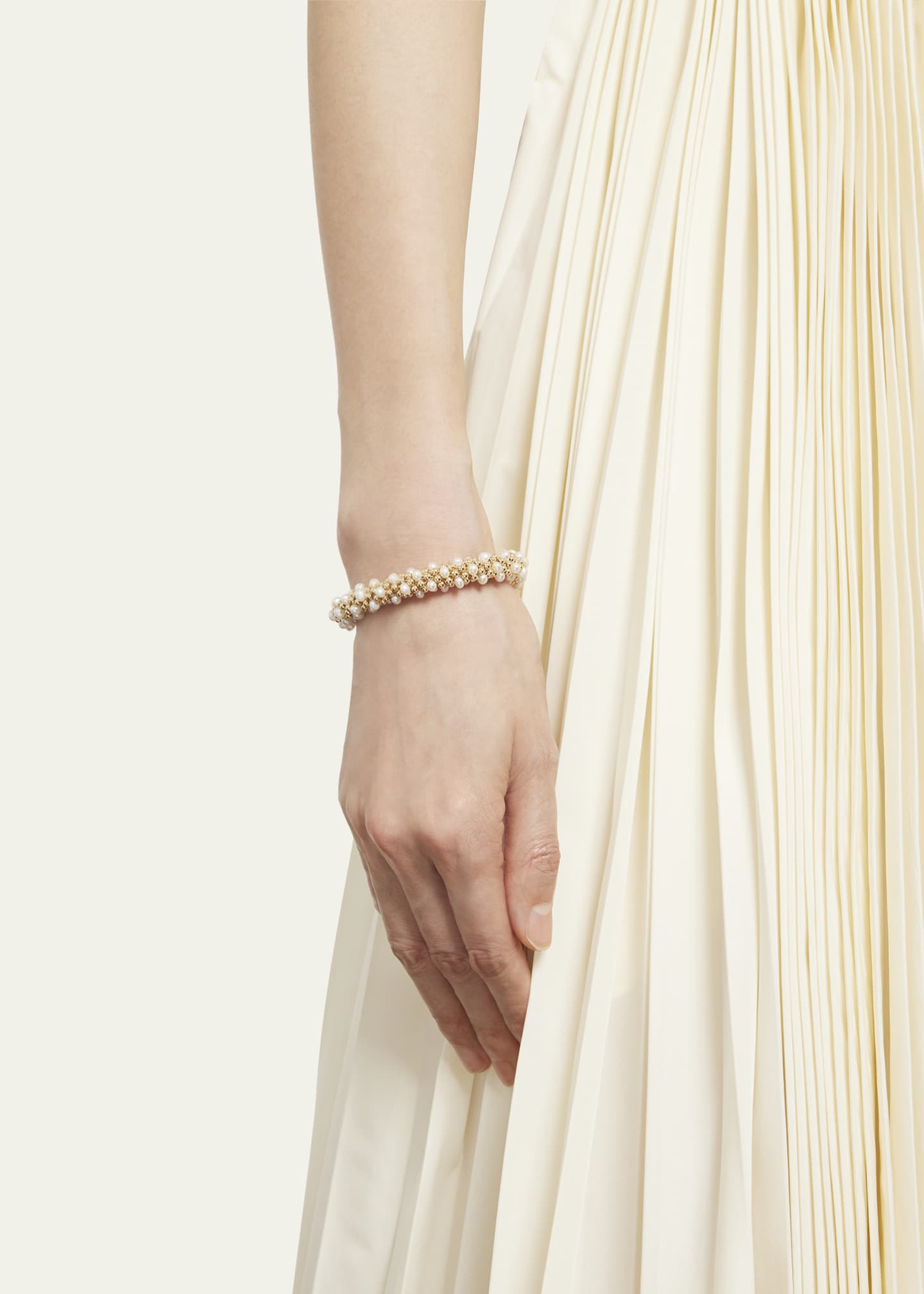 Meredith Frederick Caroline 14K Gold & Pearl Bracelet - Bergdorf Goodman