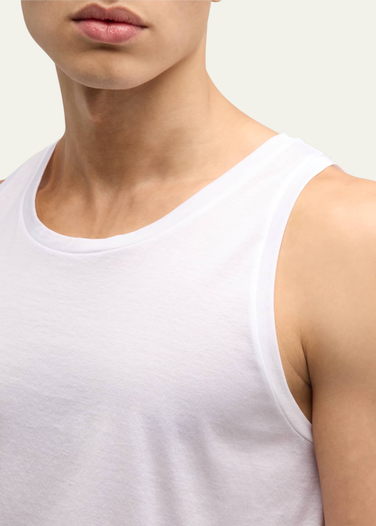 Hanro Men's Cotton Tank Top - Bergdorf Goodman
