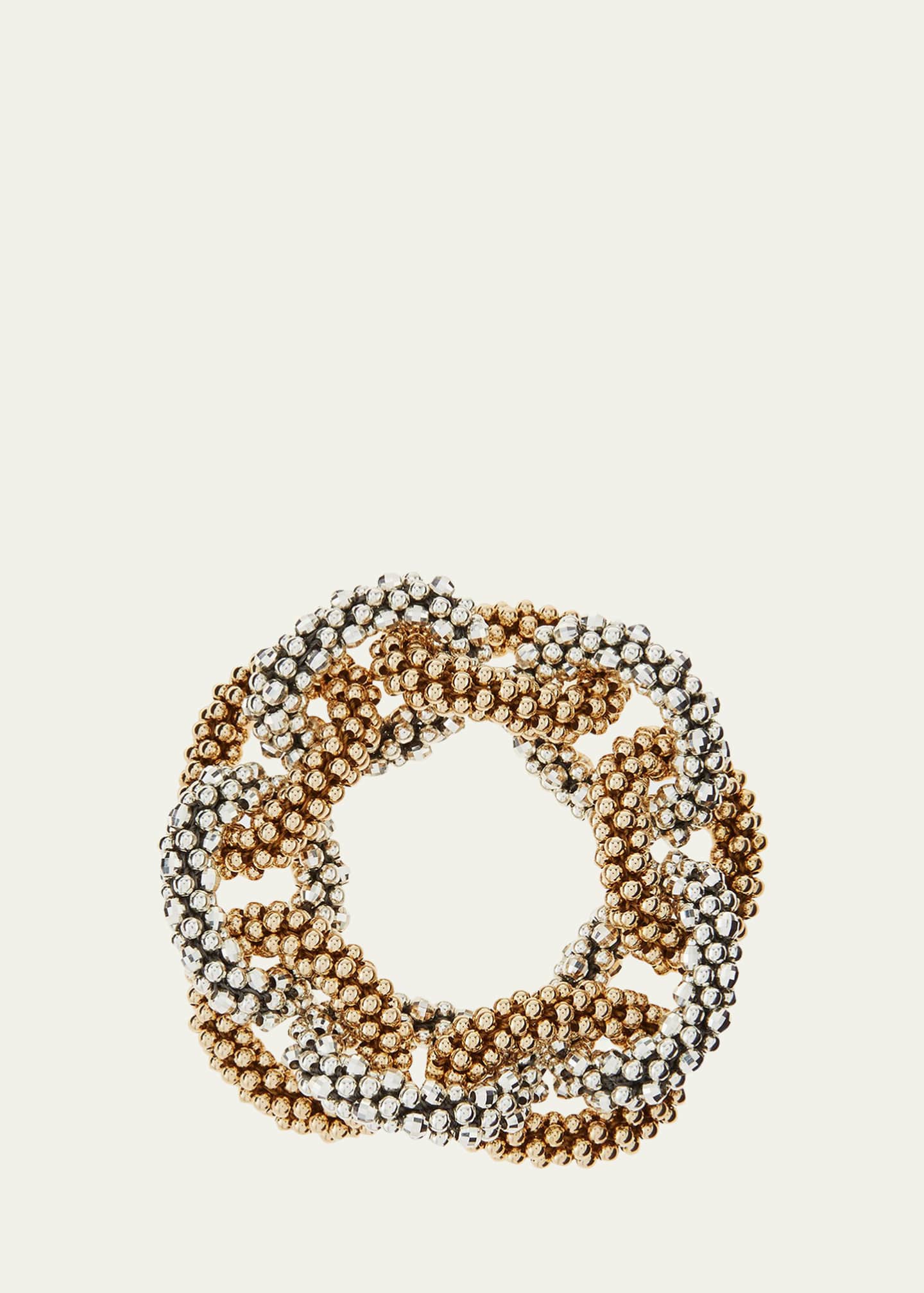 Meredith Frederick Elsa 14k Gold and Sterling Silver Link Bracelet ...