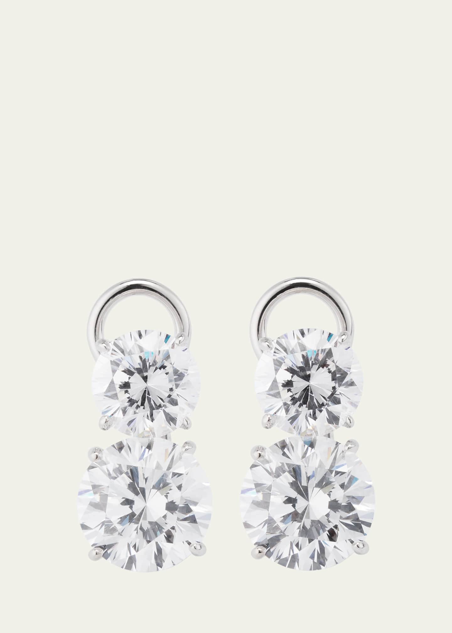 Fantasia by DeSerio Cubic Zirconia Double Drop Earrings - Bergdorf Goodman