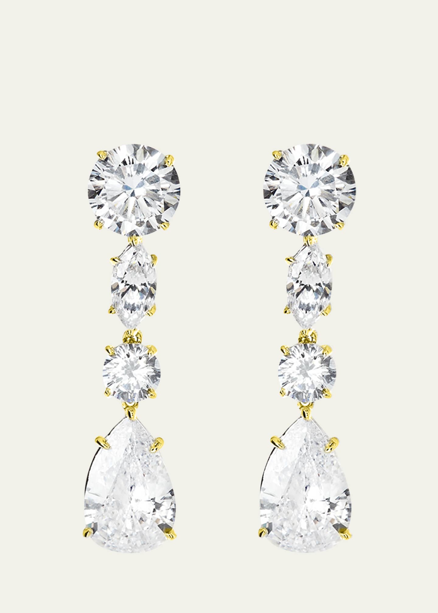 Fantasia by DeSerio 12 TCW Linear CZ Drop Earrings - Bergdorf Goodman