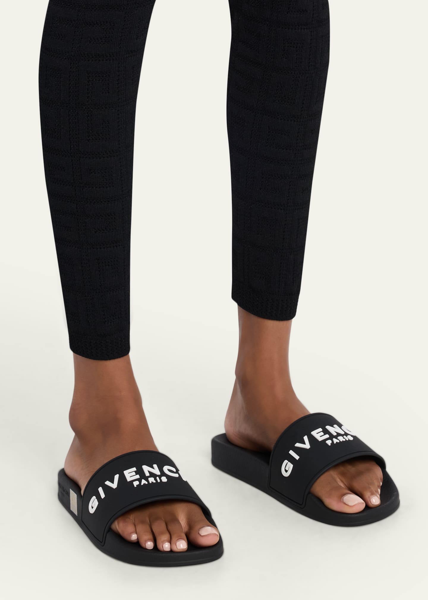Givenchy Logo Rubber Sandal Slide - Bergdorf Goodman
