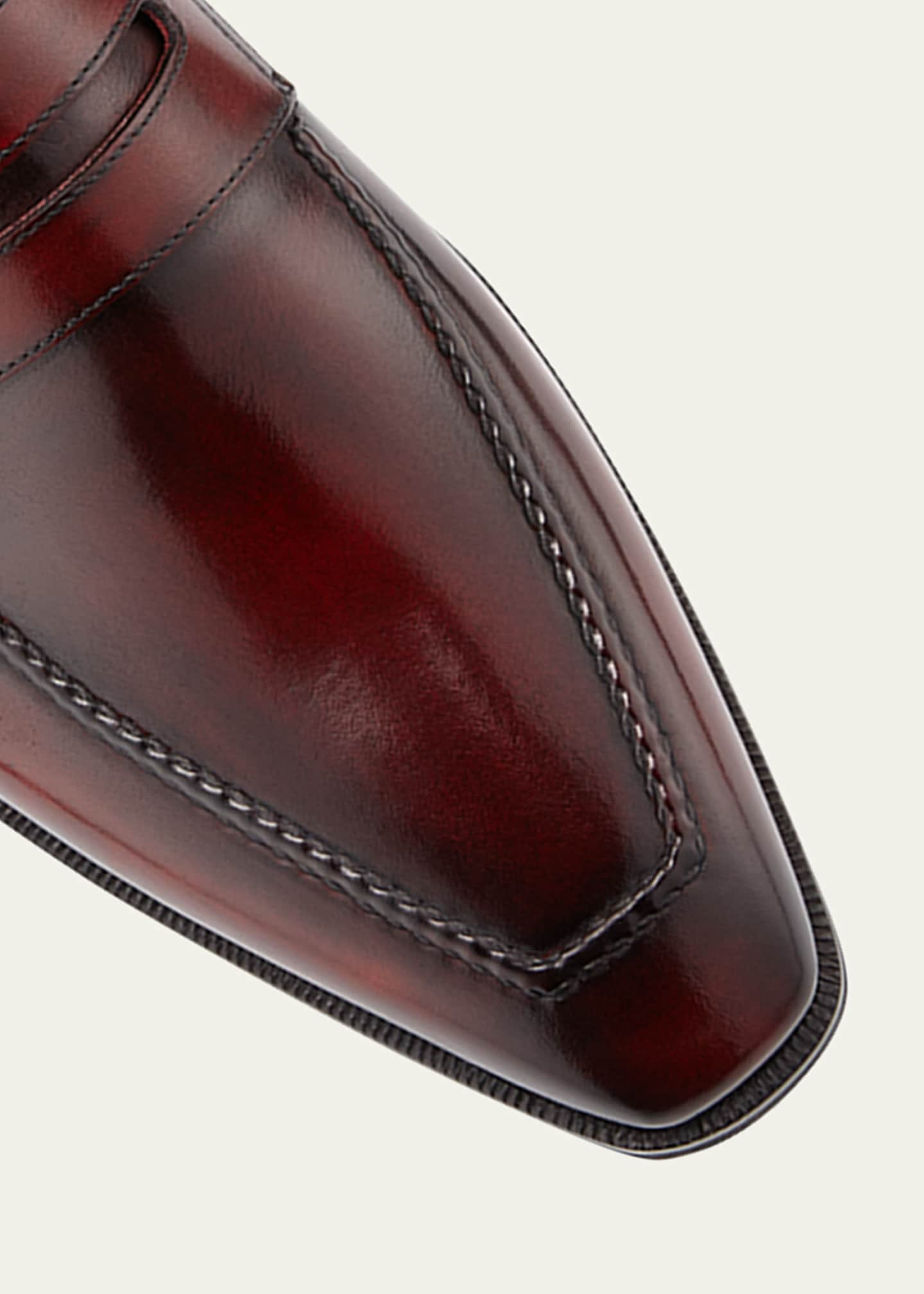 Berluti Andy Burnished Leather Loafer - Bergdorf Goodman