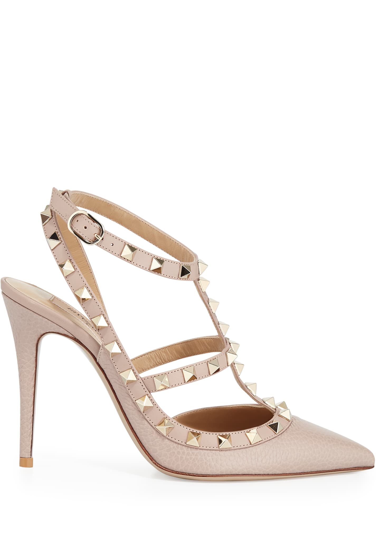 Valentino Garavani Rockstud Leather Caged Pump - Bergdorf Goodman