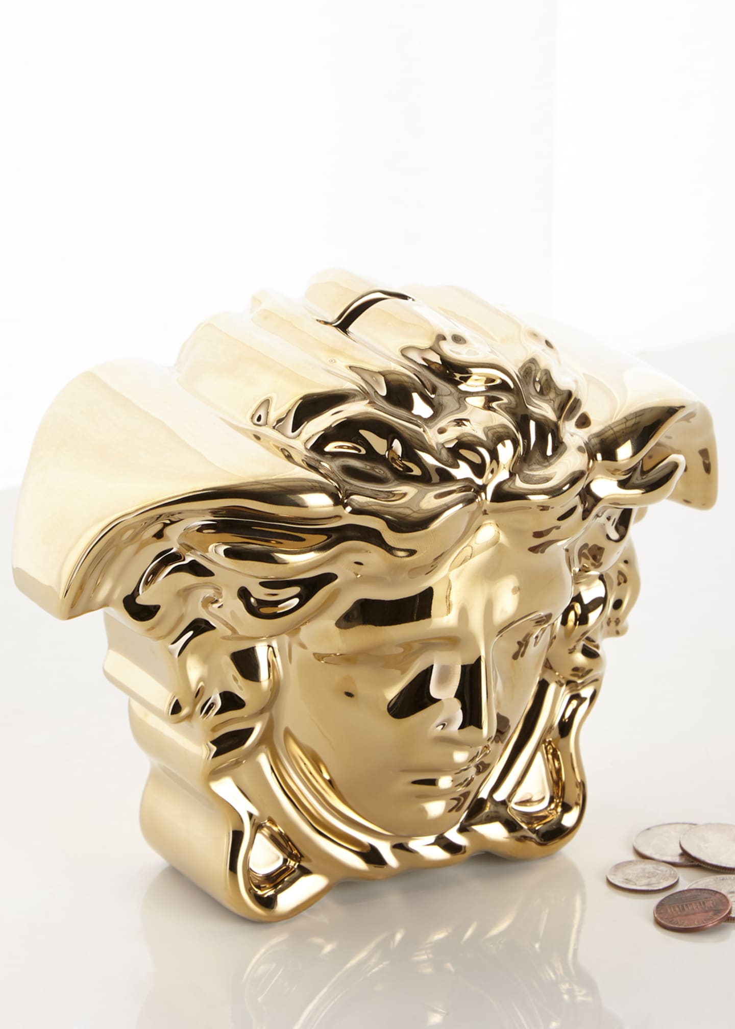 Versace Break The Bank Money Box, Gold - Bergdorf Goodman
