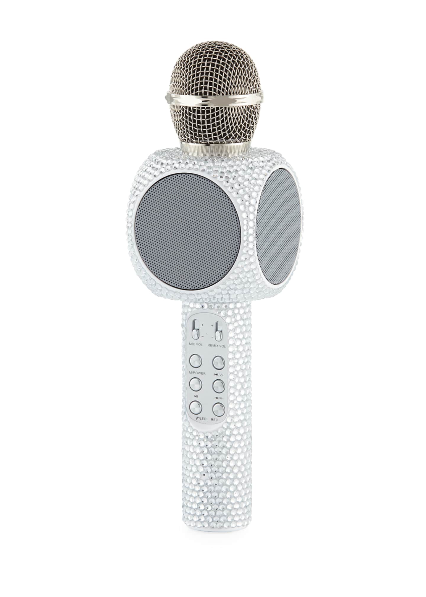 Wireless Express Sing-A-Long Bling Bluetooth Karaoke Microphone ...
