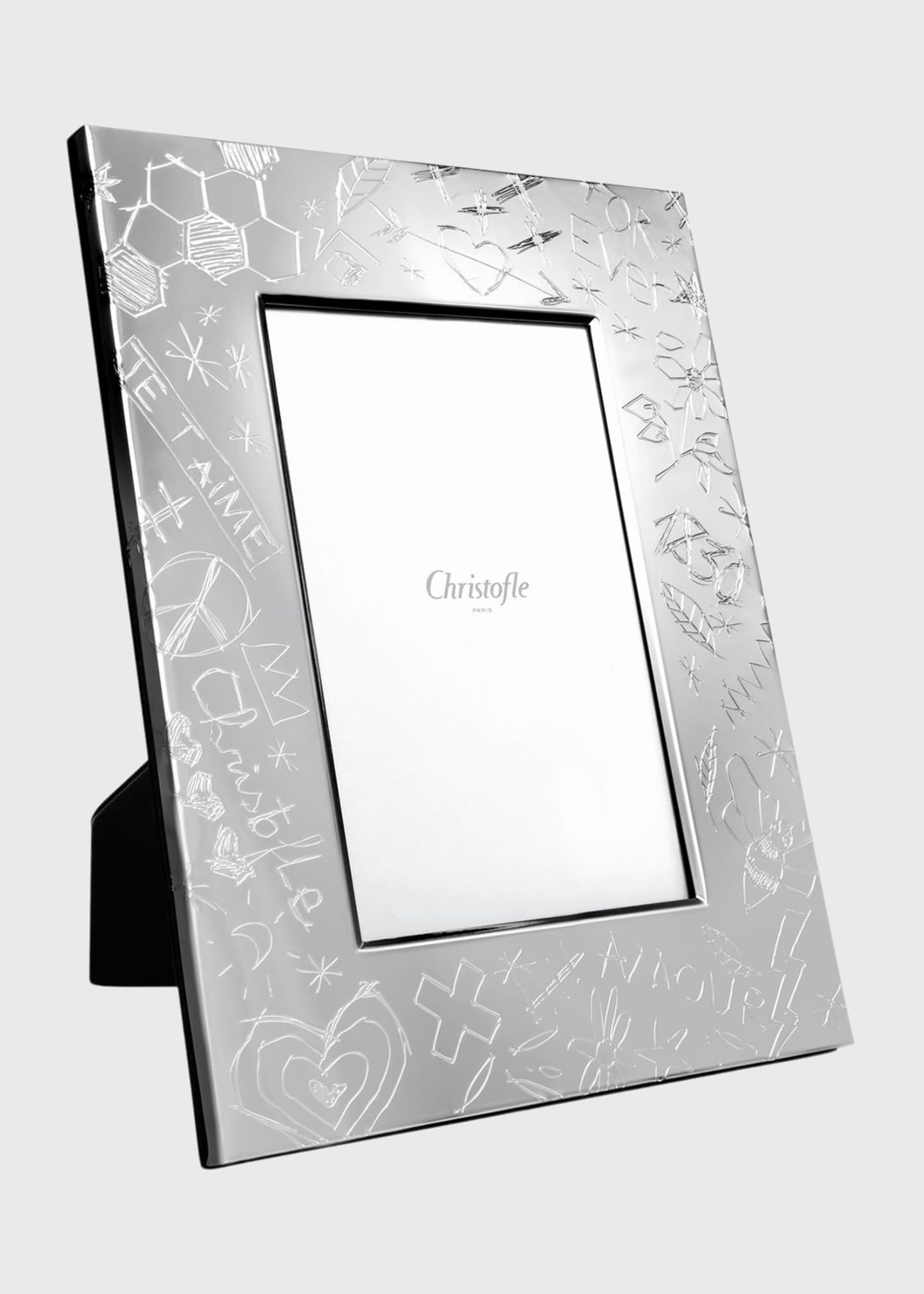 Christofle Graffiti Picture Frame, 5" x 7" - Bergdorf Goodman