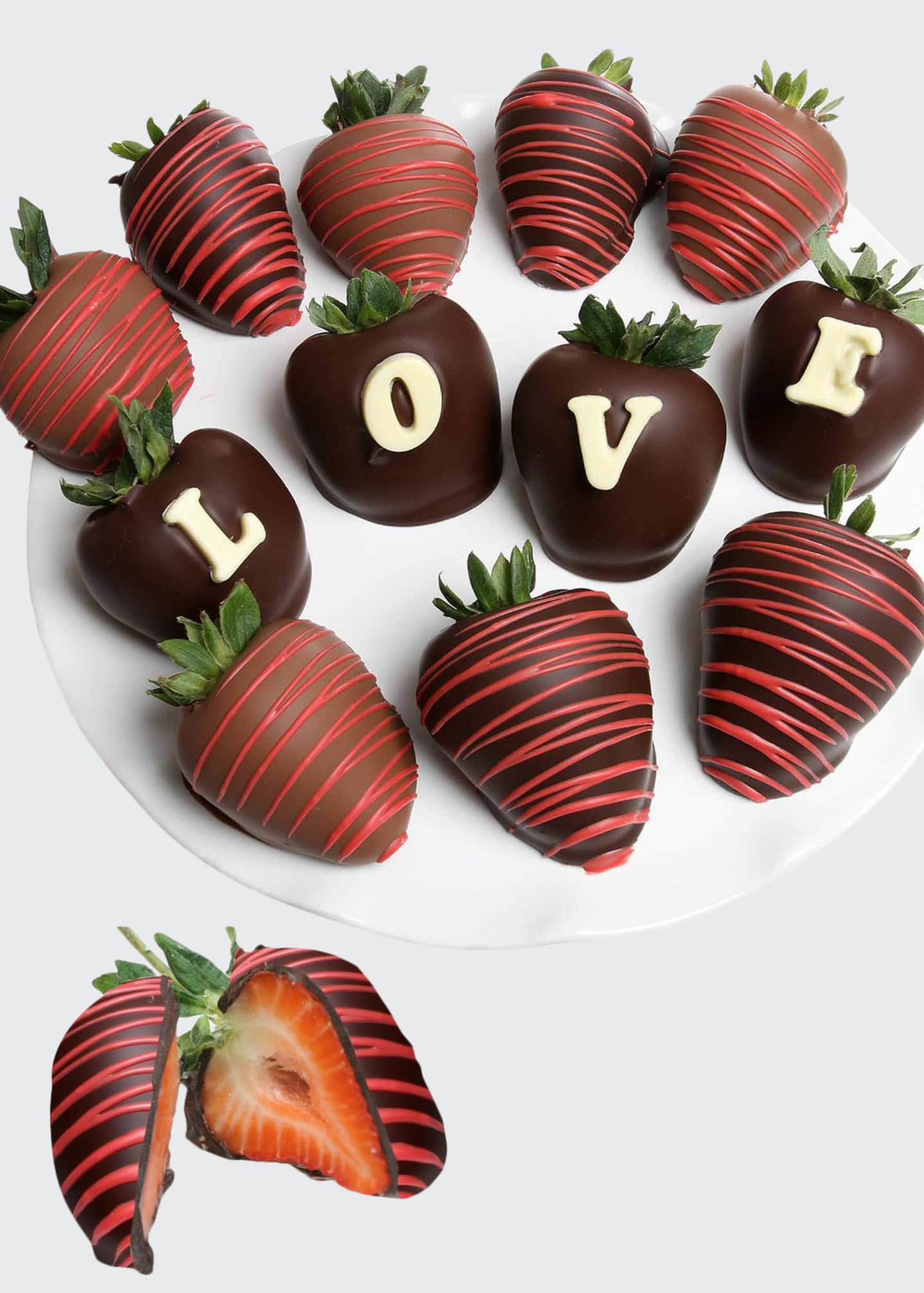 Chocolate Covered Company LOVE Belgian Chocolate Covered Berry Gram ...