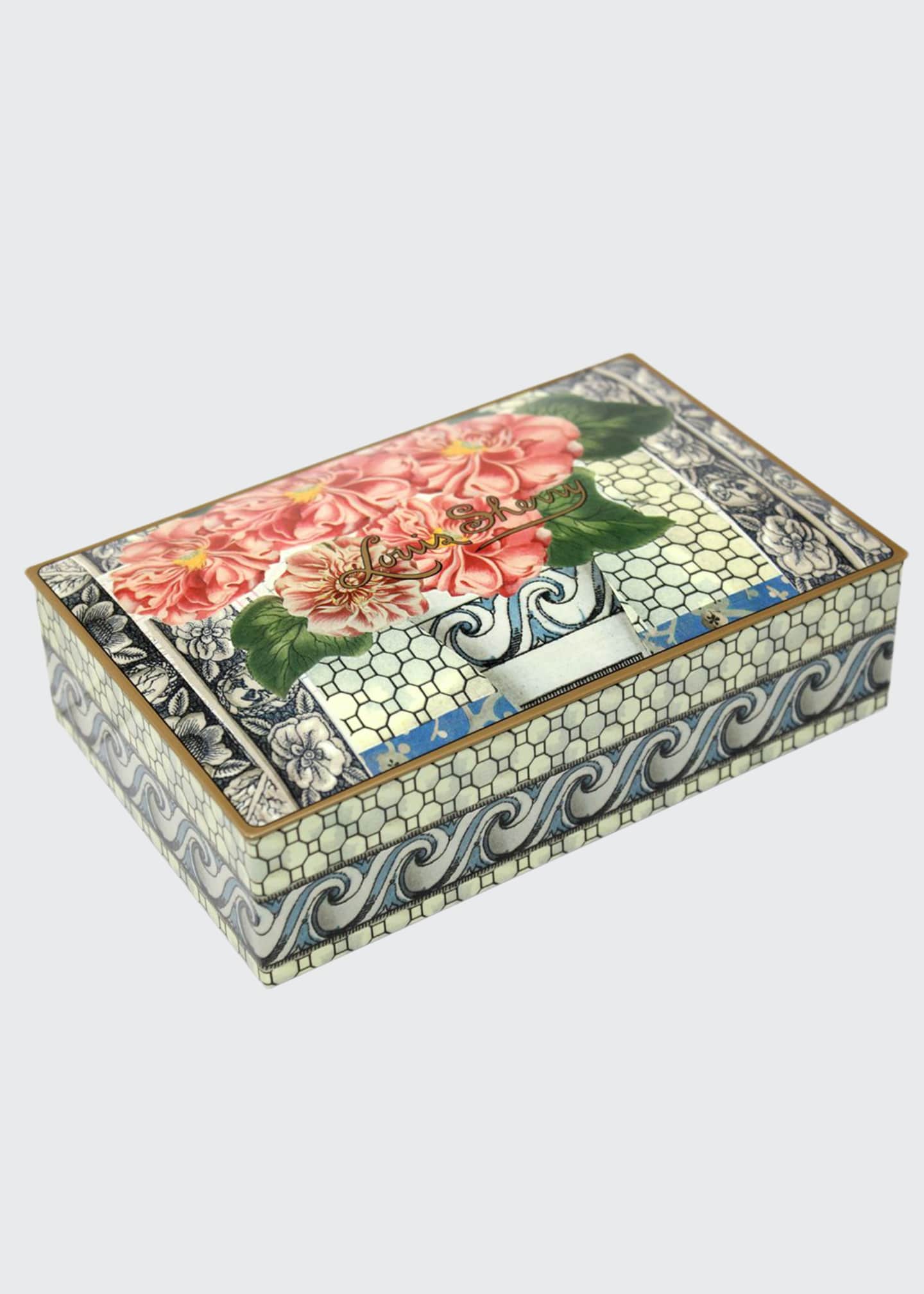 Louis Sherry Designer Collection John Derian Pink Flower Truffle Tin ...