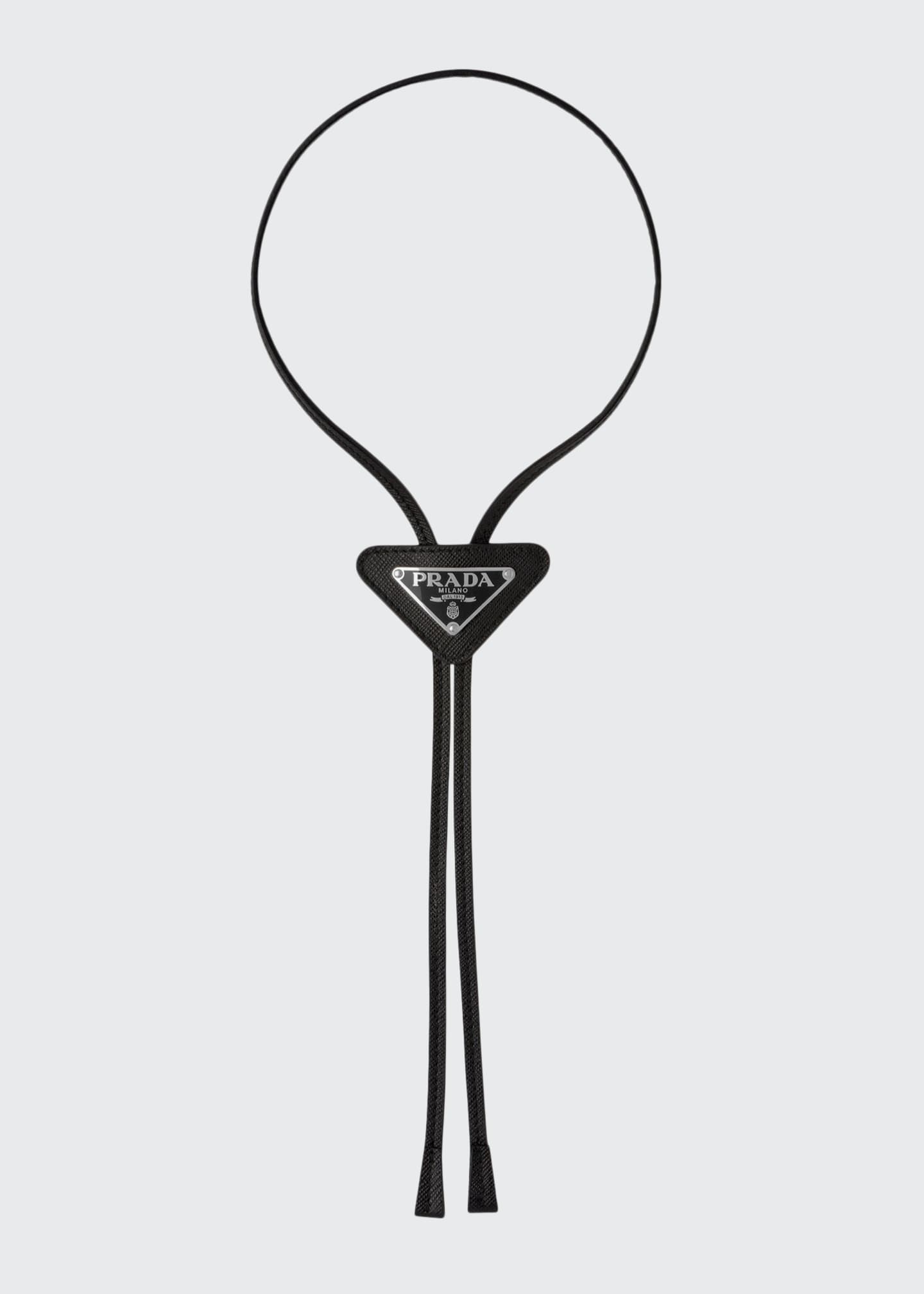 Prada Men's Saffiano Bolo Tie - Bergdorf Goodman