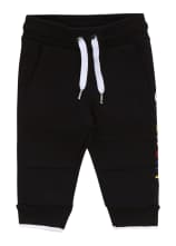 Givenchy Boy's Multicolor Logo Text Sweatpants, Size 12-18 Months and ...