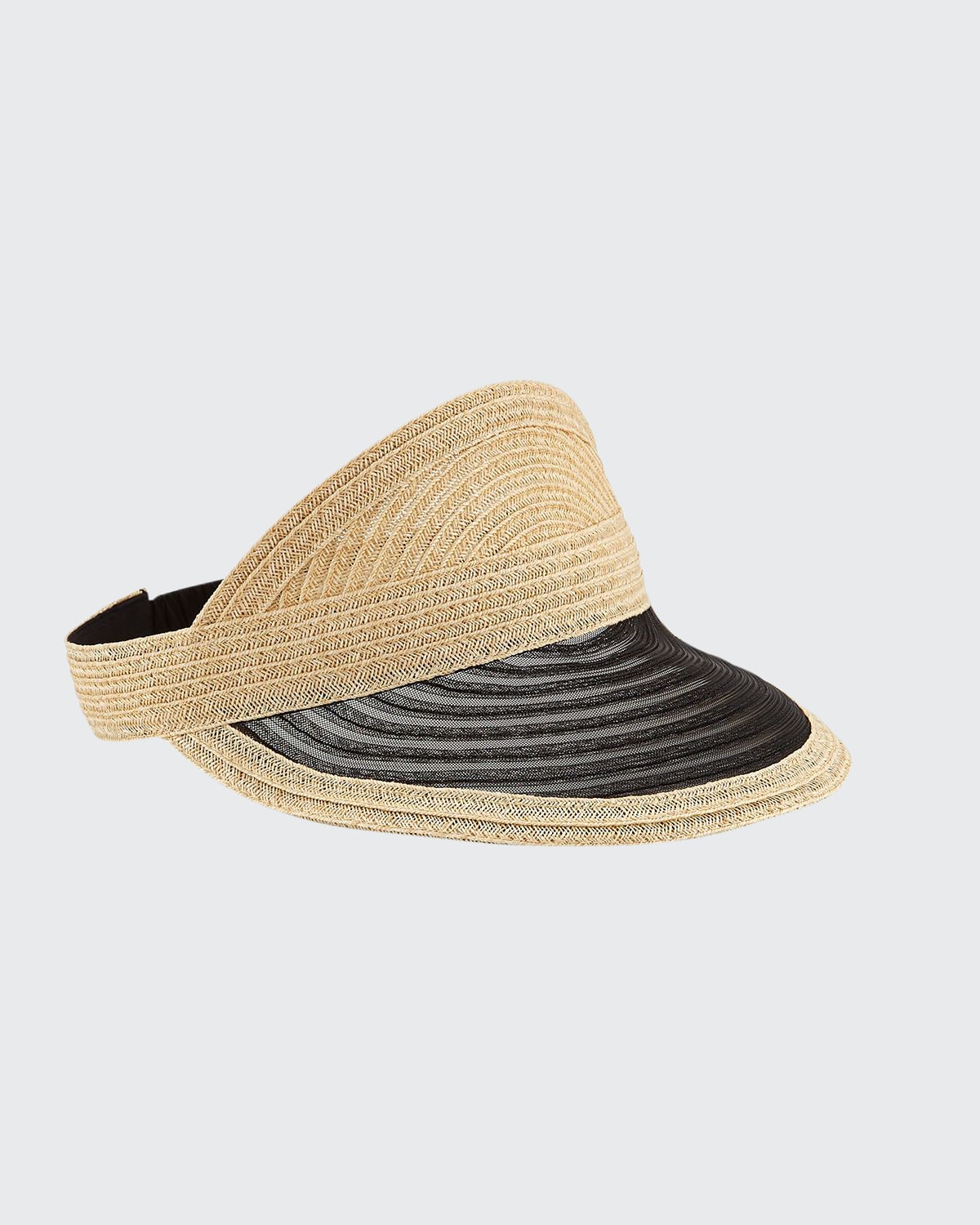 Eric Javits Champ Woven Visor - Bergdorf Goodman
