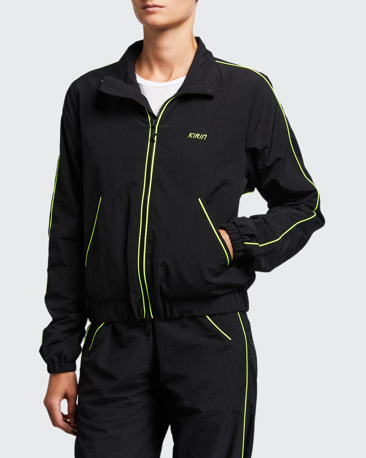 Kirin Piping Nylon Carre Track Jacket