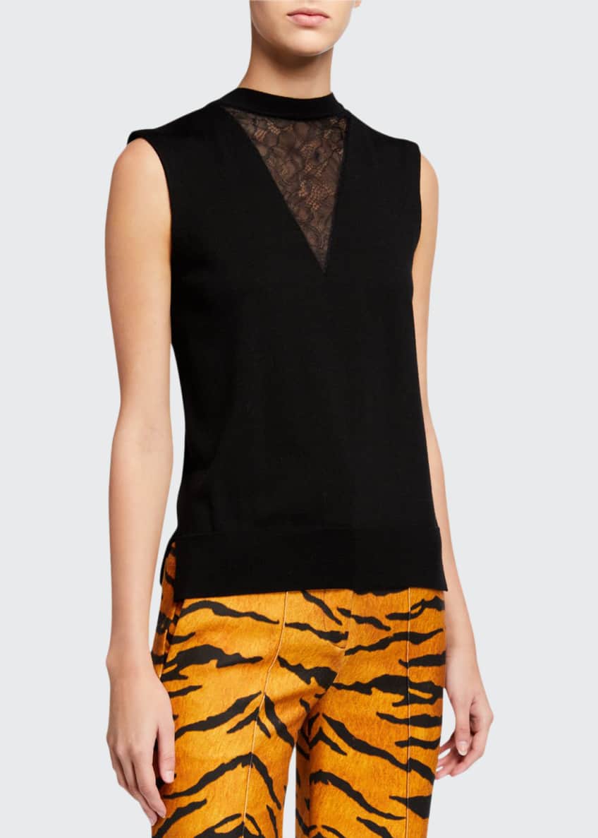Adam Lippes Lace-Trim Knit Shell and Matching Items & Matching Items ...