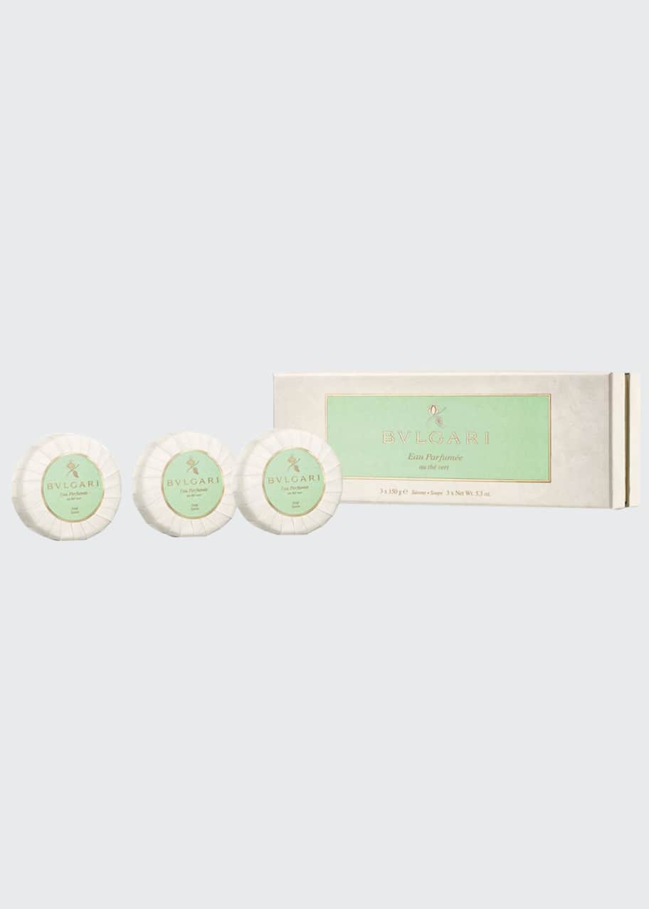BVLGARI Eau Parfumée Au Thé Vert Soap Set, 3 x 150 g - Bergdorf Goodman