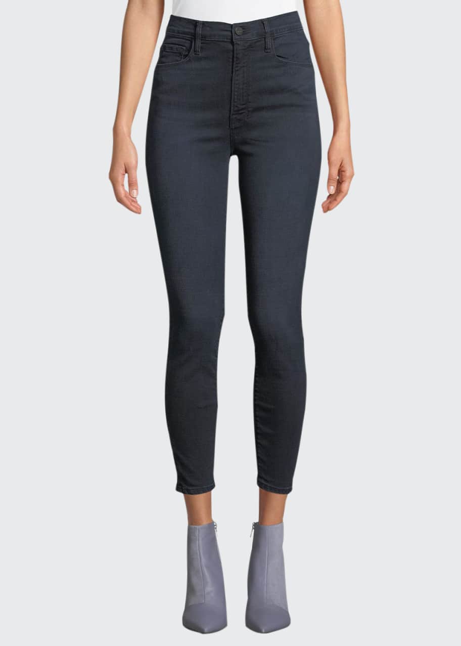 FRAME Ali High-Rise Cigarette Skinny Jeans - Bergdorf Goodman