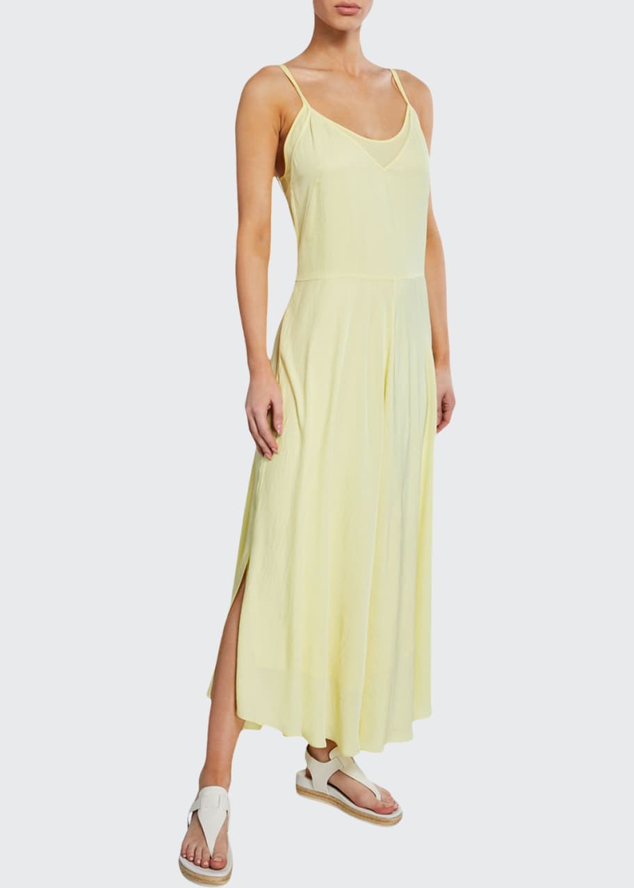 Vince Double-Layer Spaghetti-Strap Slip Dress - Bergdorf Goodman