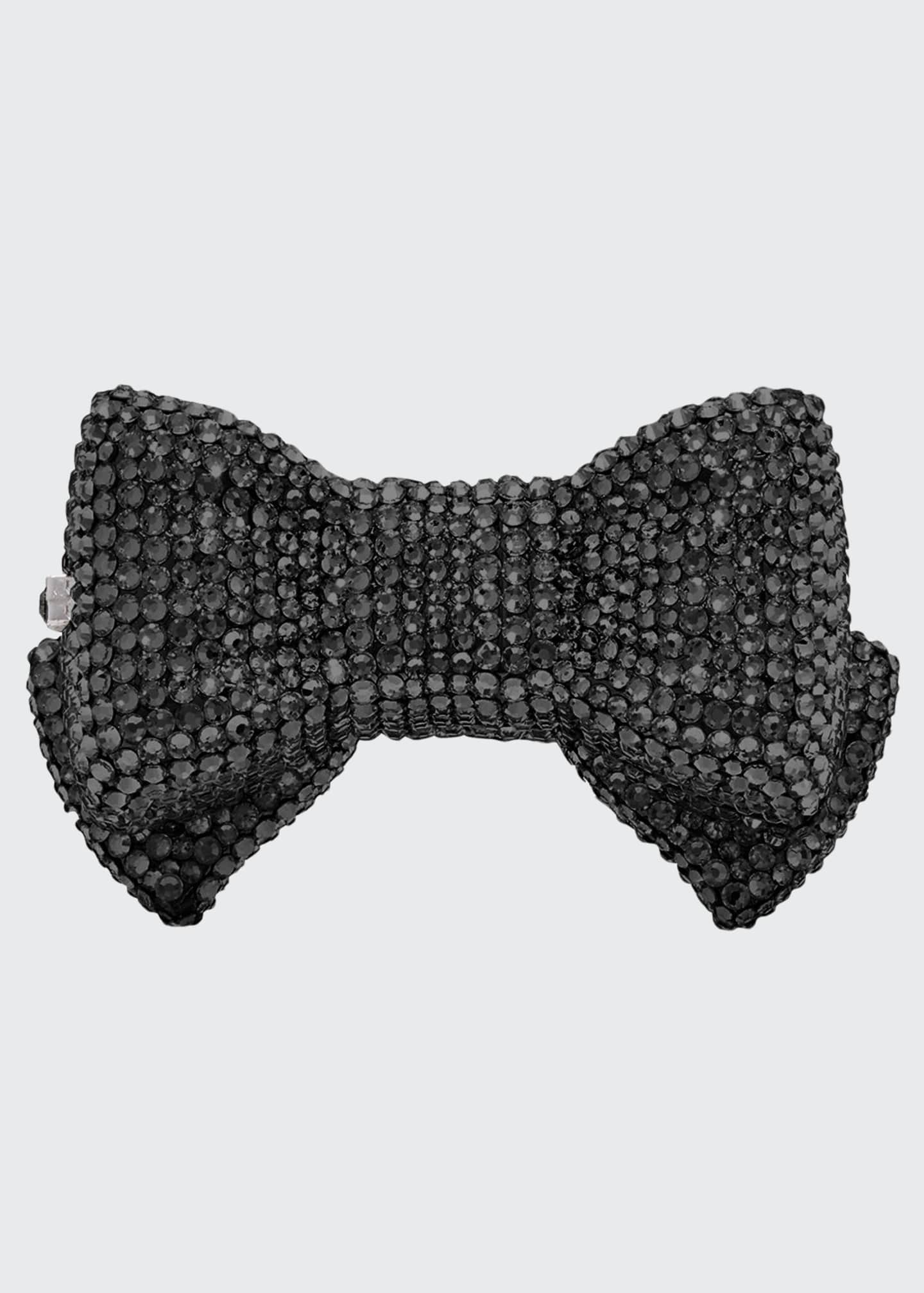 Judith Leiber Couture Shimmery Bow Tie Crystal Pillbox - Bergdorf Goodman