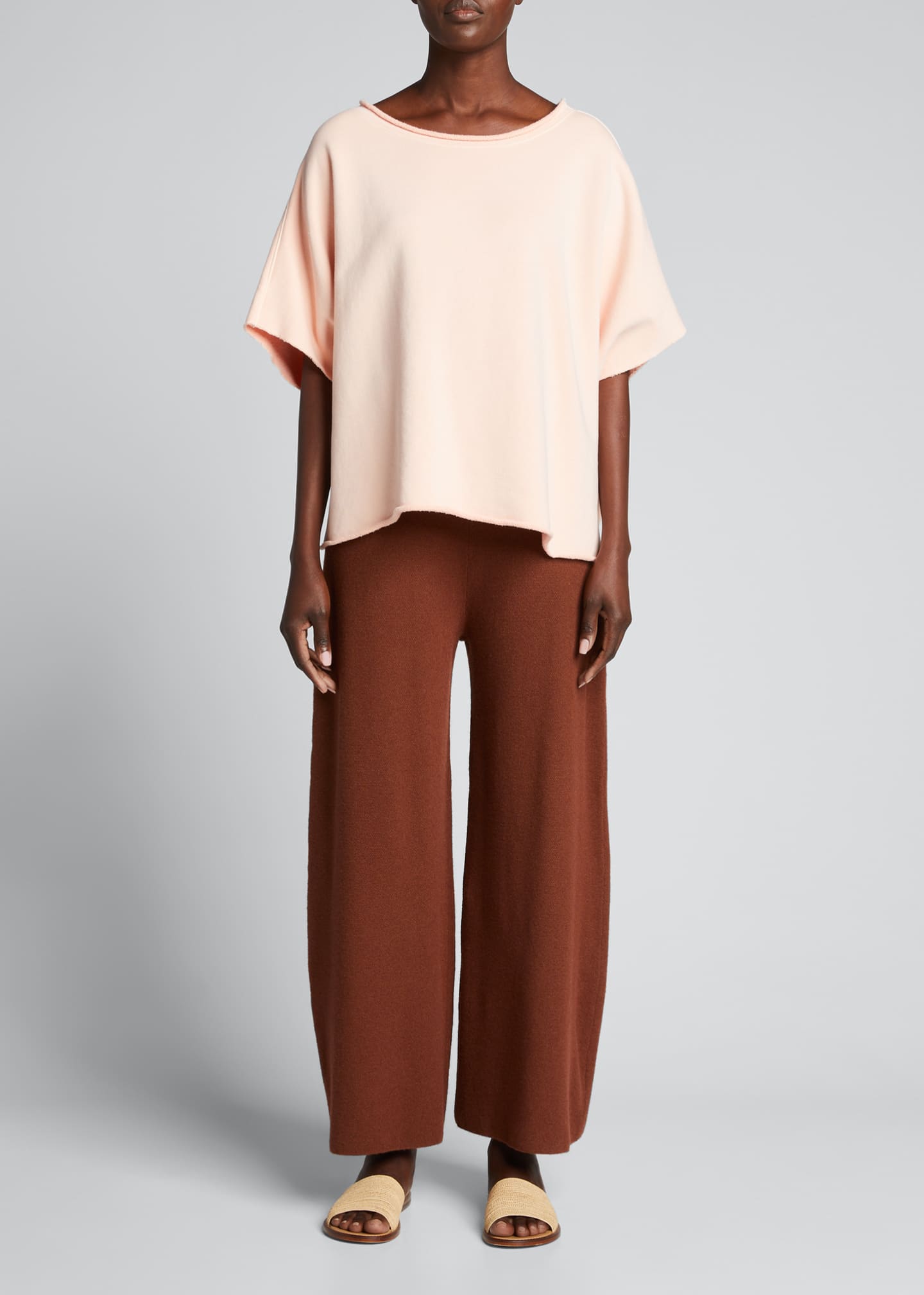 Frank & Eileen Triple Fleece Capelet Top - Bergdorf Goodman