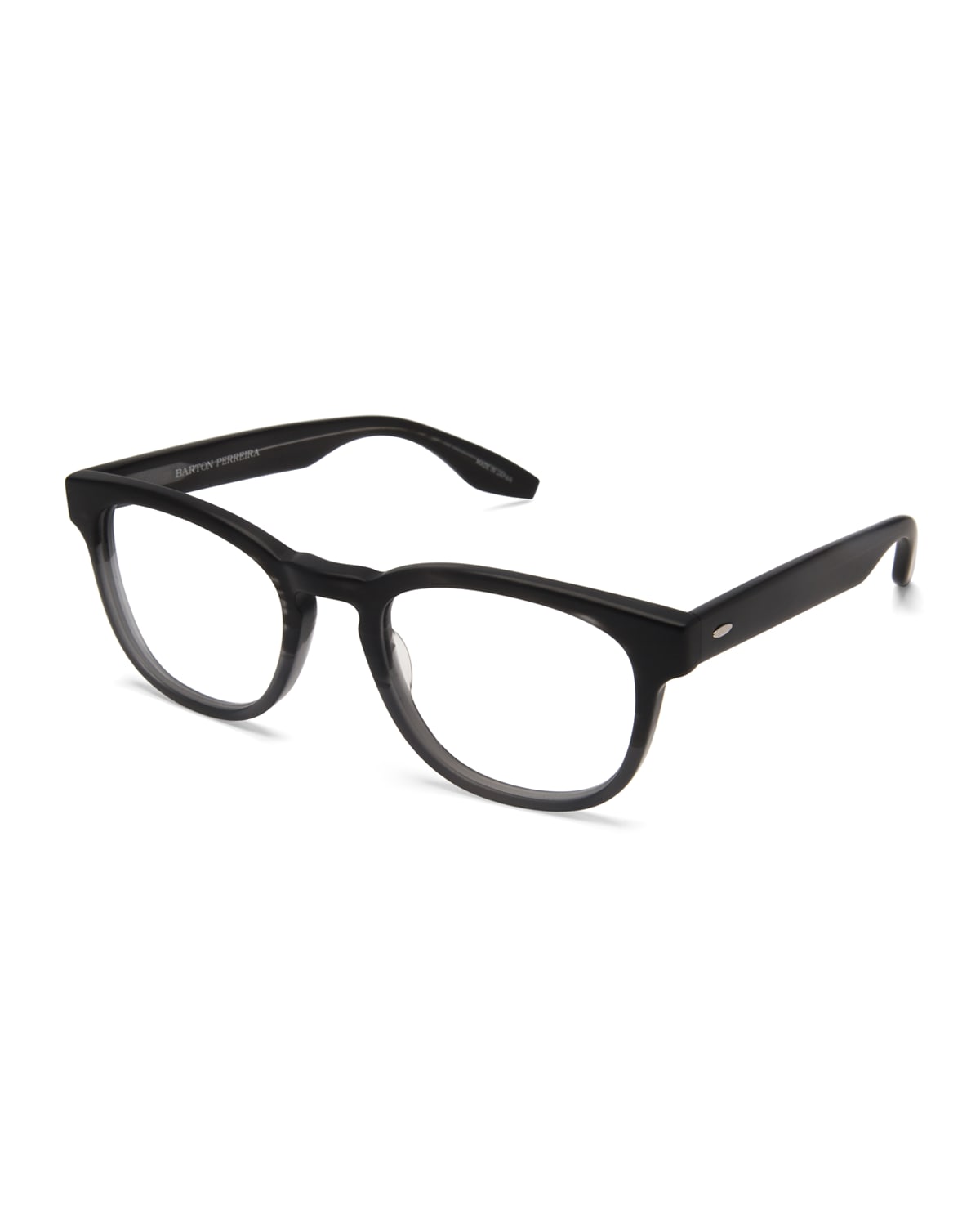 Barton Perreira Men's Byron Universal Fit Square Optical Frames, Matte ...