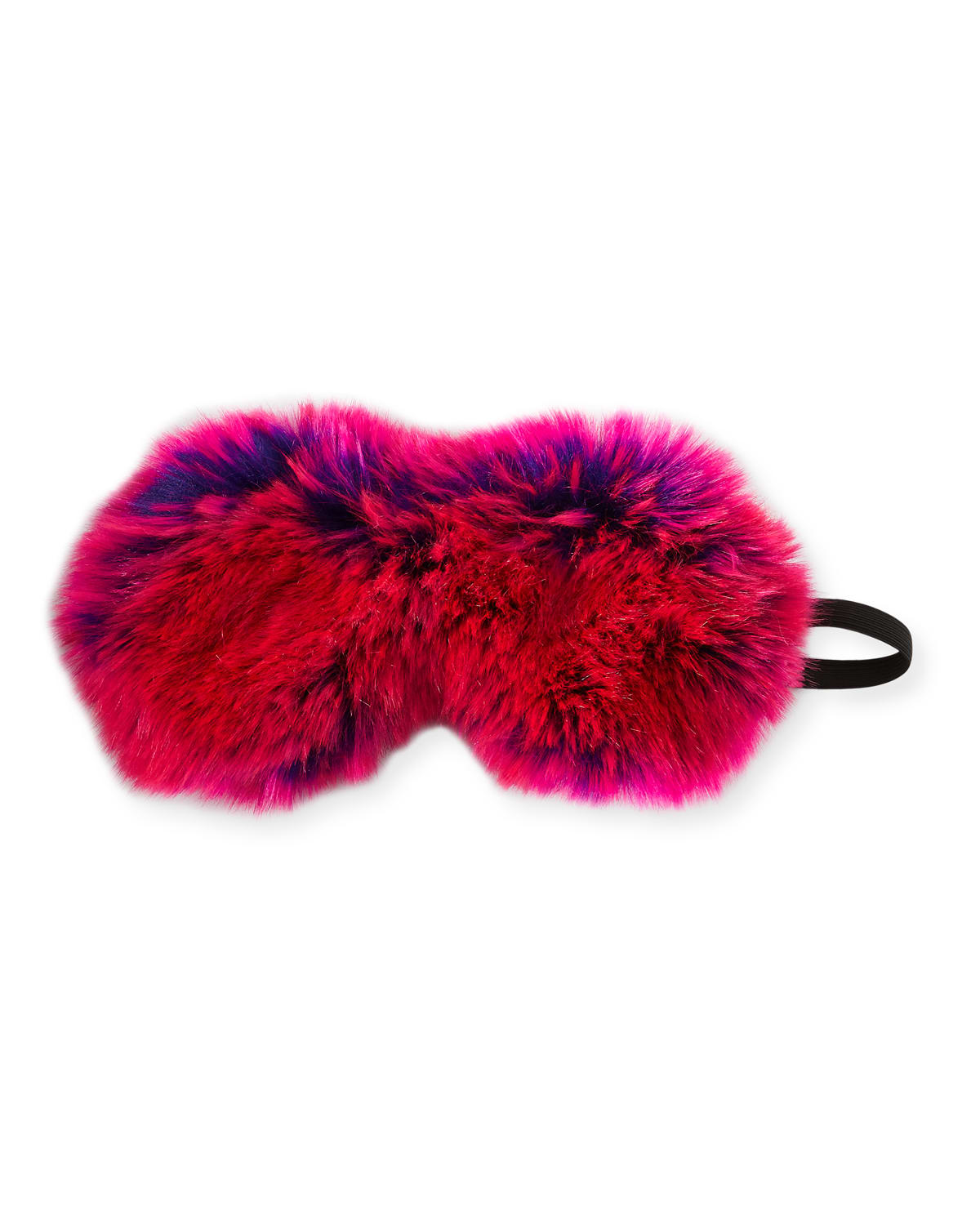 Fabulous Furs Faux-Fur Eye Mask, Pink