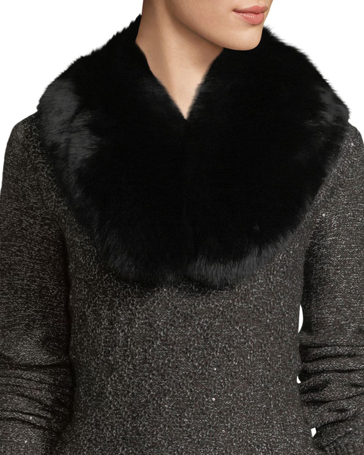 Charlotte Simone Princess Fur Collar