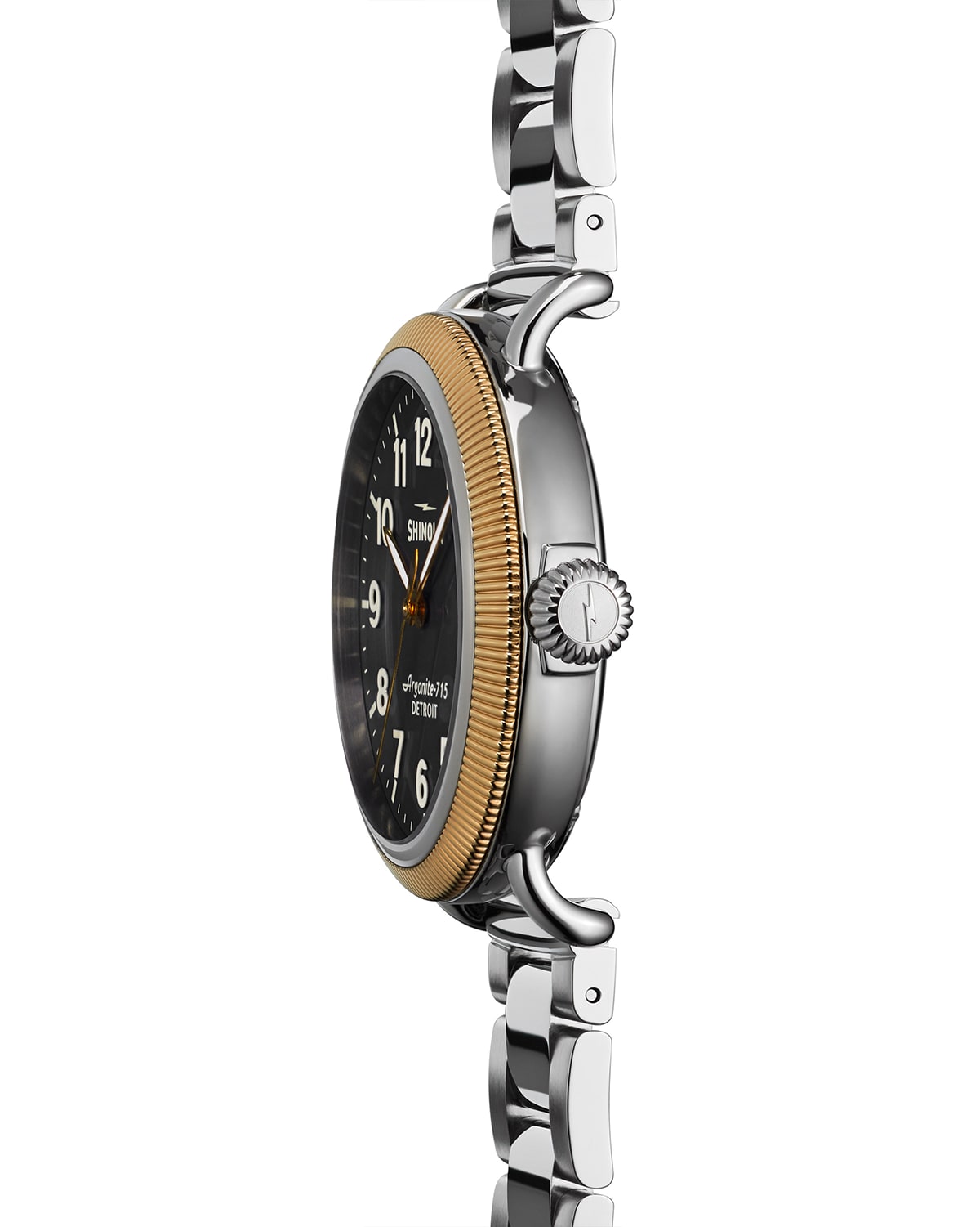 Shinola Runwell Coin Edge Watch with Bracelet Strap, 38mm