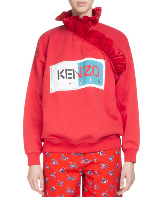 Kenzo ruffle sweatshirt store