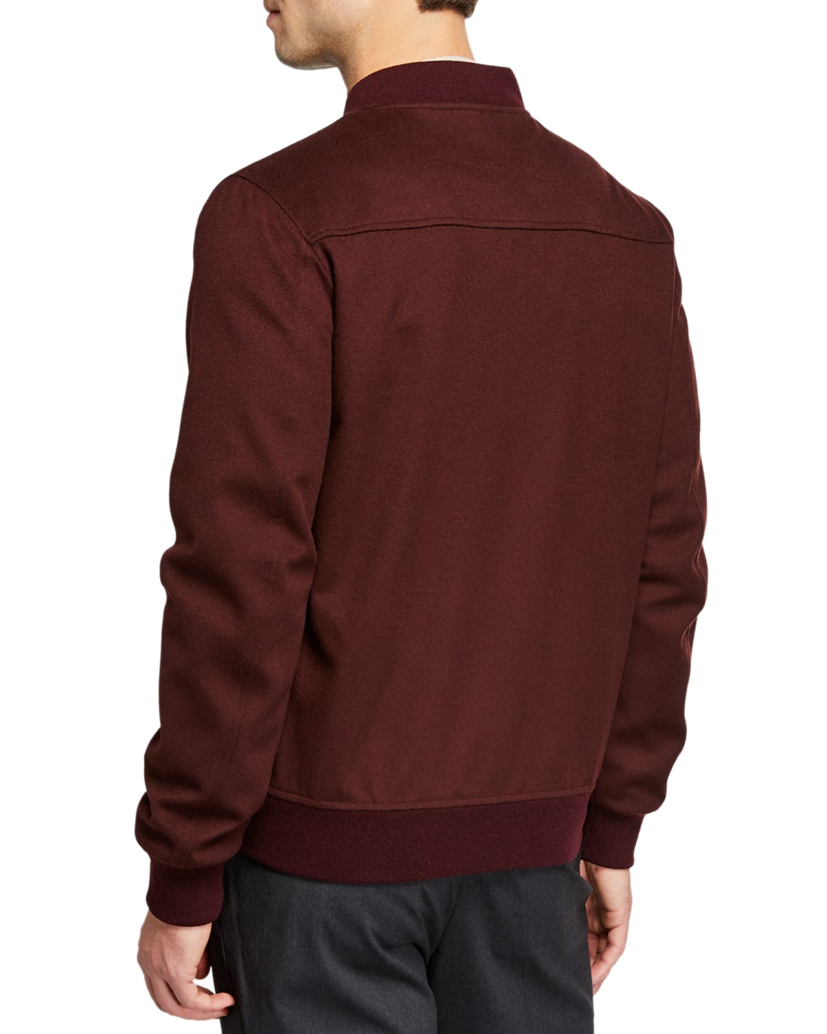 Loro Piana Men's Ivy Cashmere Bomber Jacket