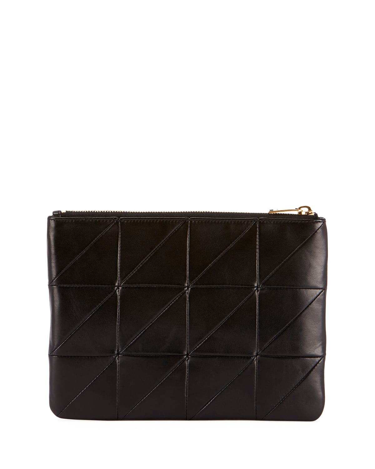 Saint Laurent Jamie Monogram Diamond-Quilted Leather Pouch Clutch Bag ...