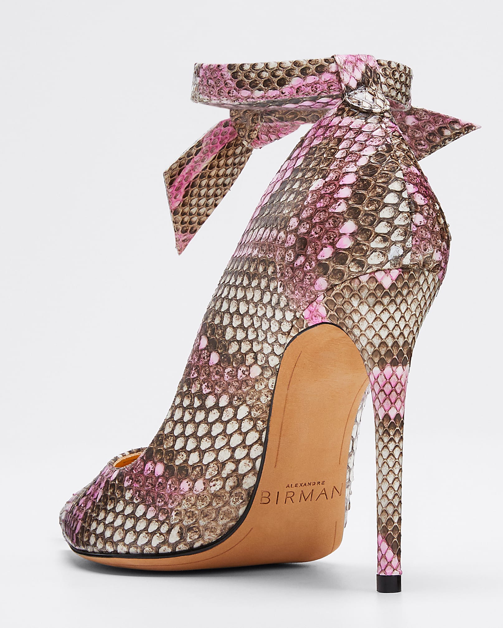 Alexandre Birman Clarita Exotic Python Pumps