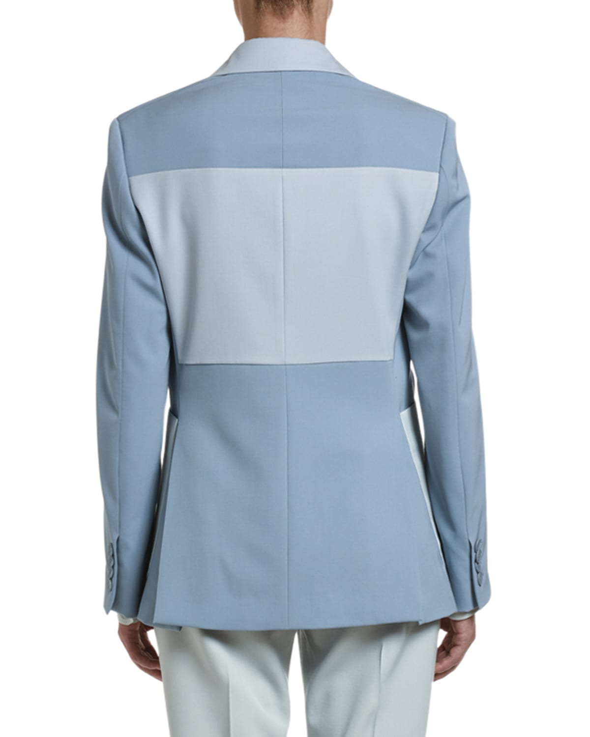Stella McCartney Colorblock Double-Breasted Blazer