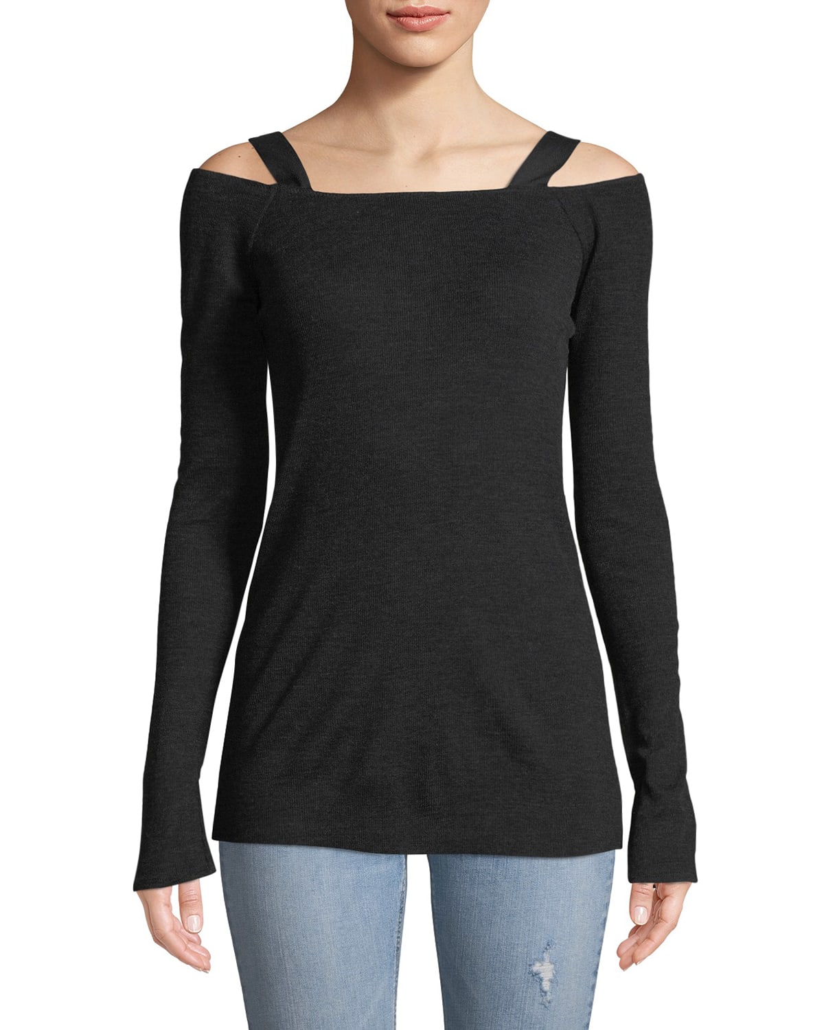 Rag & Bone Surplus Long-Sleeve Wool-Blend Top