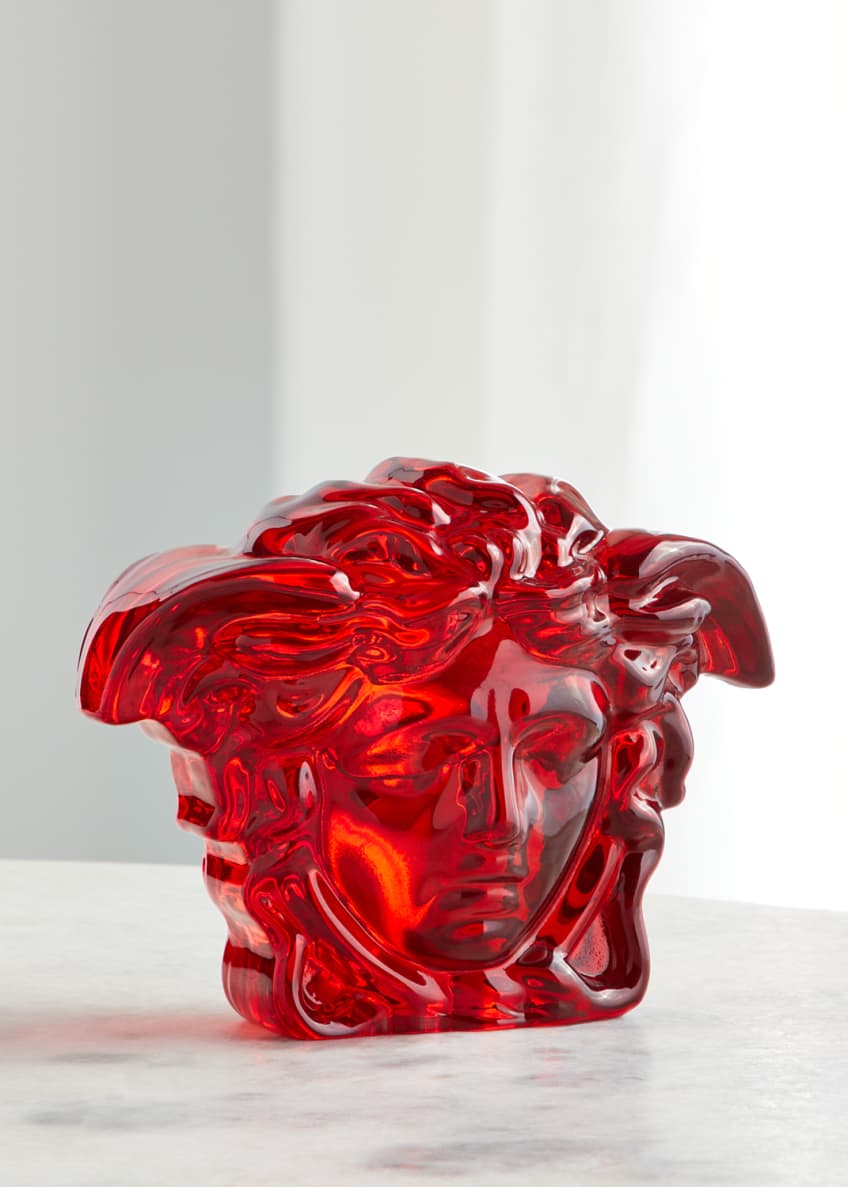 Versace Red Medusa Paperweight - Bergdorf Goodman