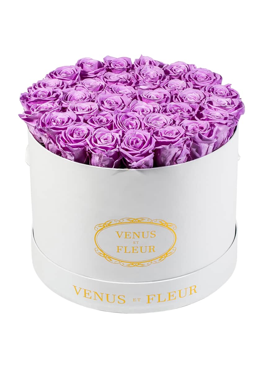 Venus ET Fleur Classic Large Round Rose Box - Bergdorf Goodman