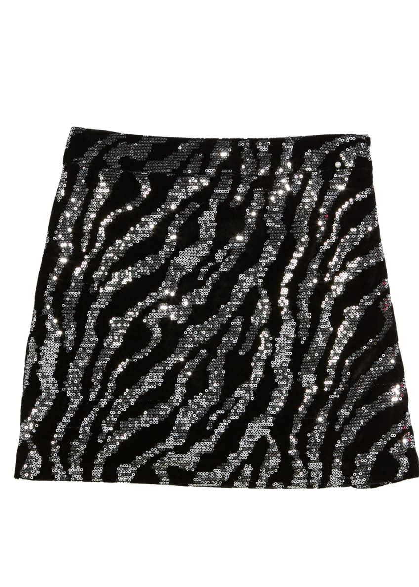 Milly Minis Modern Mini Sequin Zebra Skirt Size 4 7 And Matching Items
