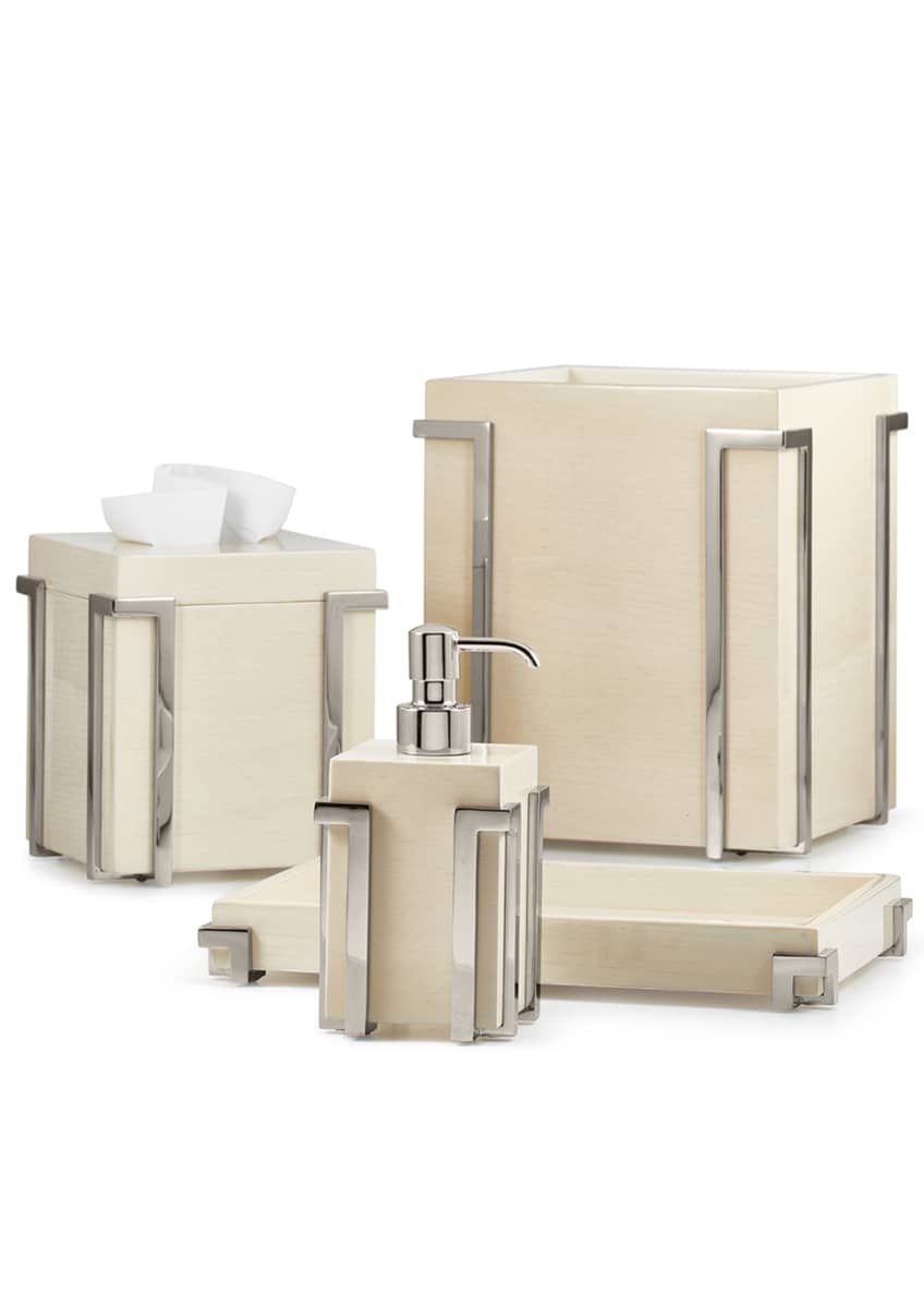 Labrazel Embrace Ash Chrome Tissue Box Cover and Matching Items ...