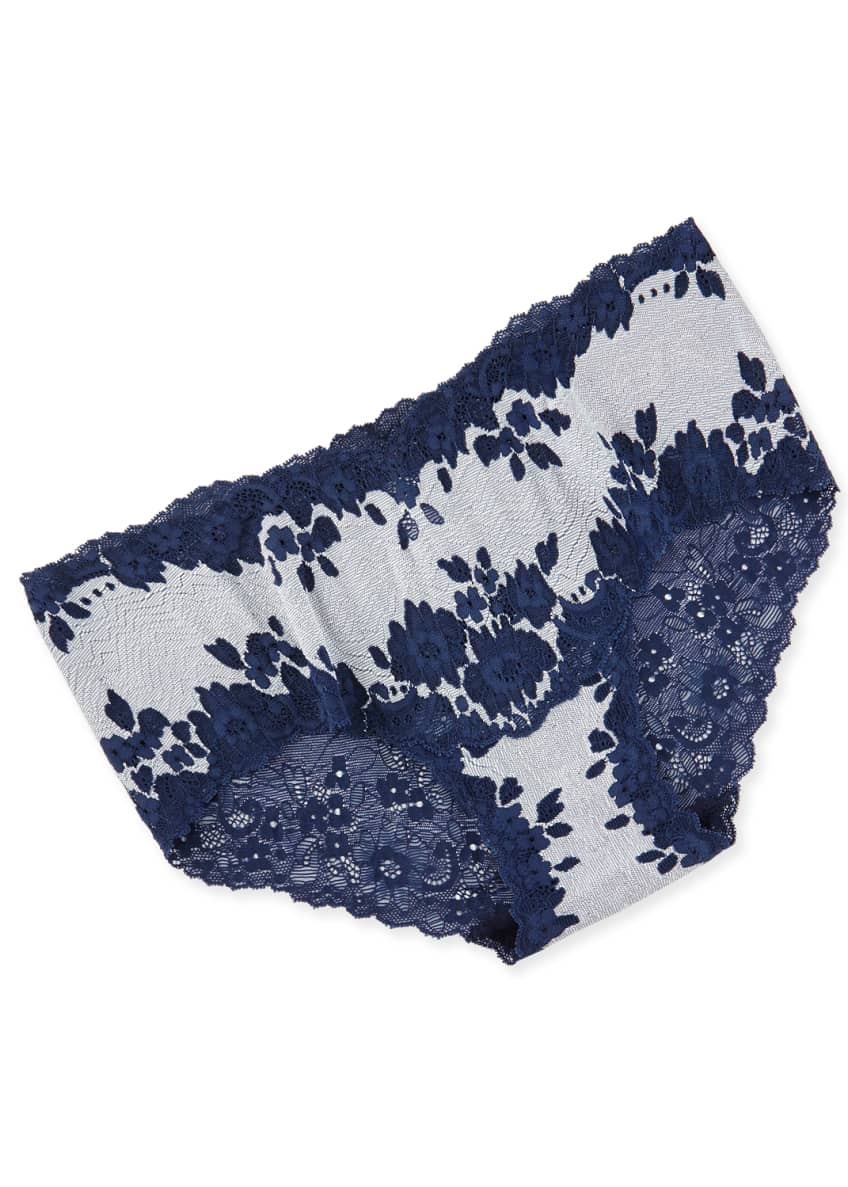 Cosabella Italia Balconette Underwire Bra & Low-Rise Lace Hotpants ...