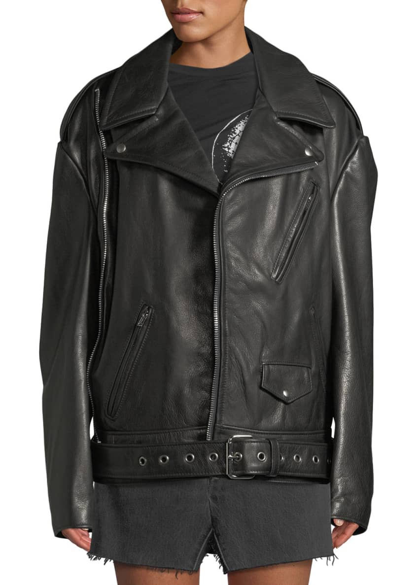 Vetements Emo Leather Moto Jacket and Matching Items & Matching Items ...