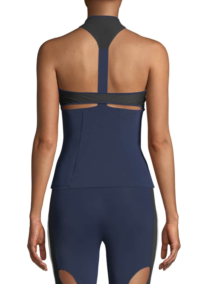 CUSHNIE Quinn T-Back Paneled Tank Top and Matching Items & Matching ...