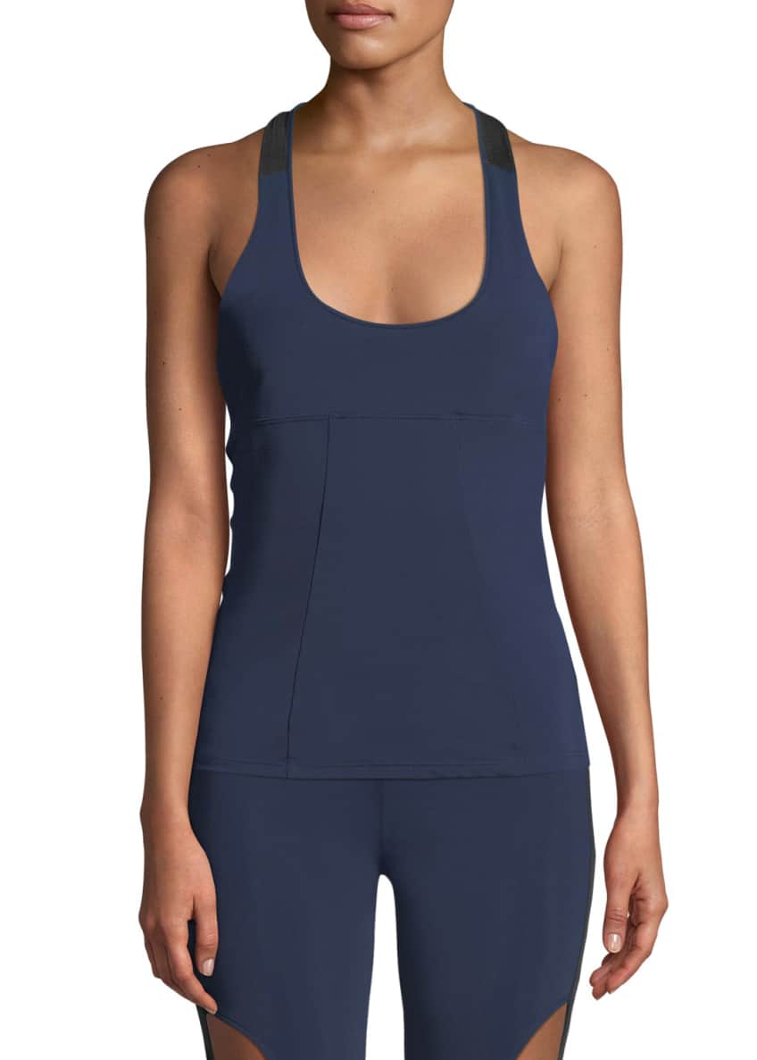 CUSHNIE Quinn T-Back Paneled Tank Top and Matching Items & Matching ...