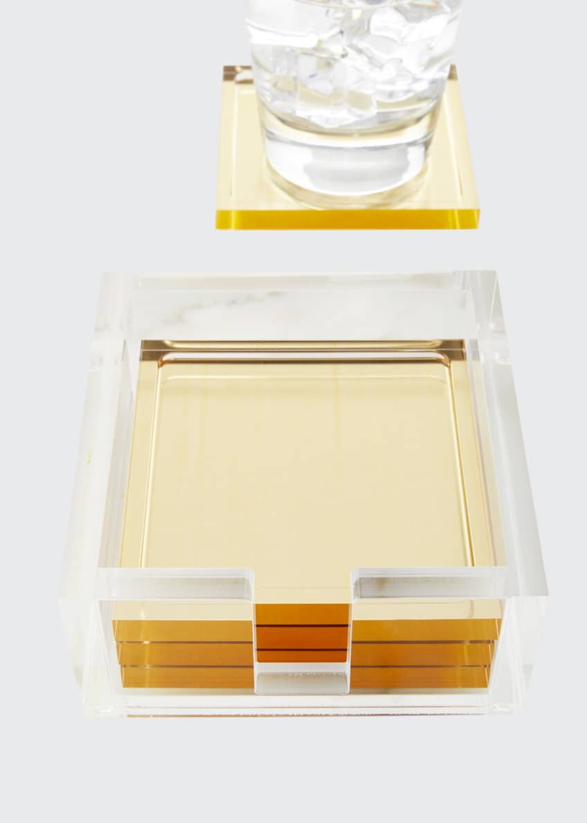 Tizo Lucite Coasters, Set of 4 - Bergdorf Goodman