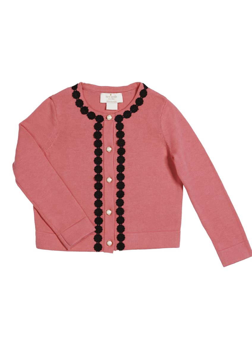 kate spade new york lace-trim knit cardigan, size 2-6x and Matching ...