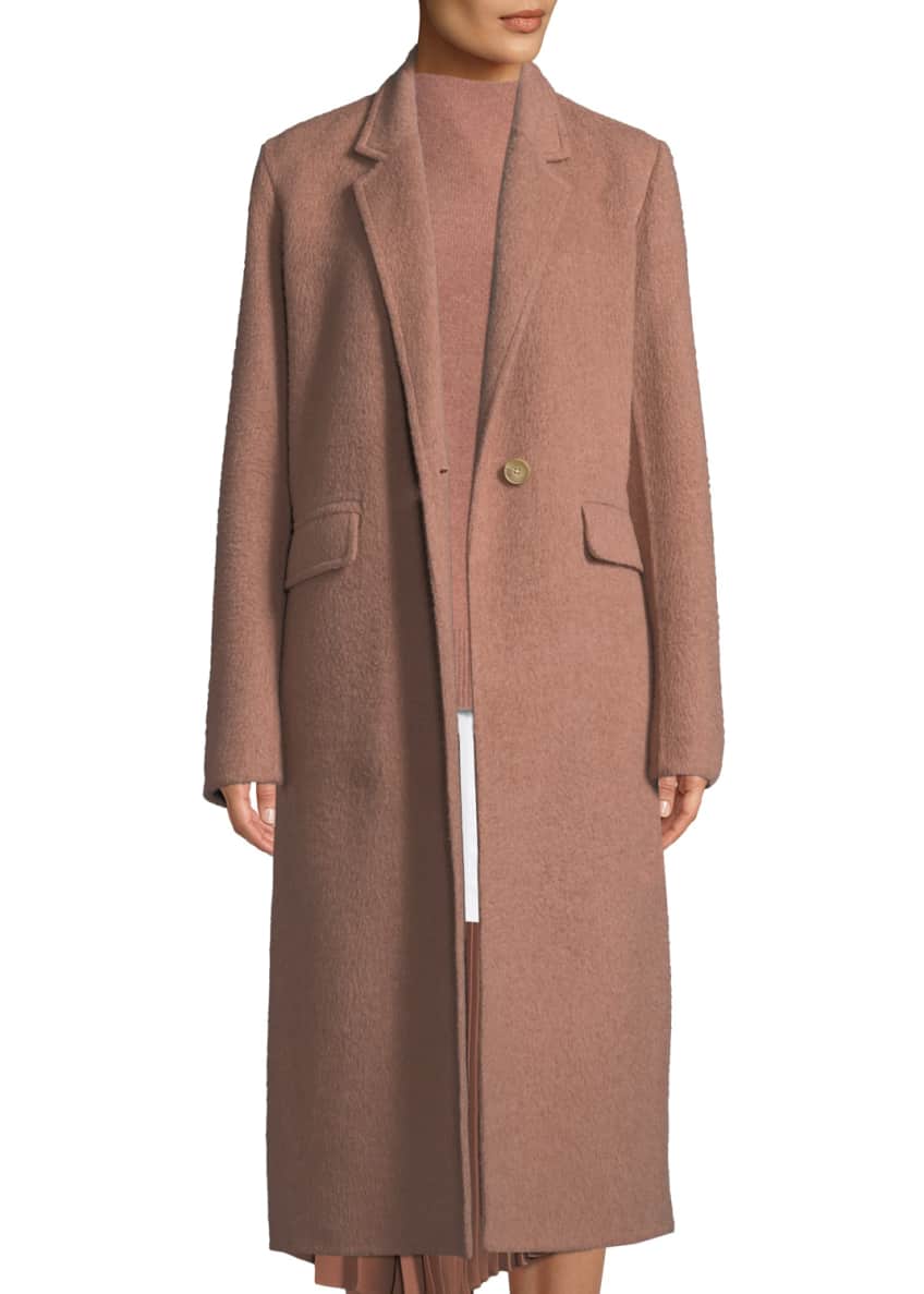 Vince Single-Button Coat and Matching Items & Matching Items - Bergdorf ...